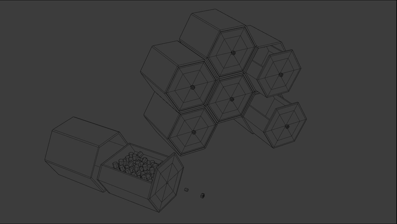Hexagon Toolbox 3D model 3D printable | CGTrader