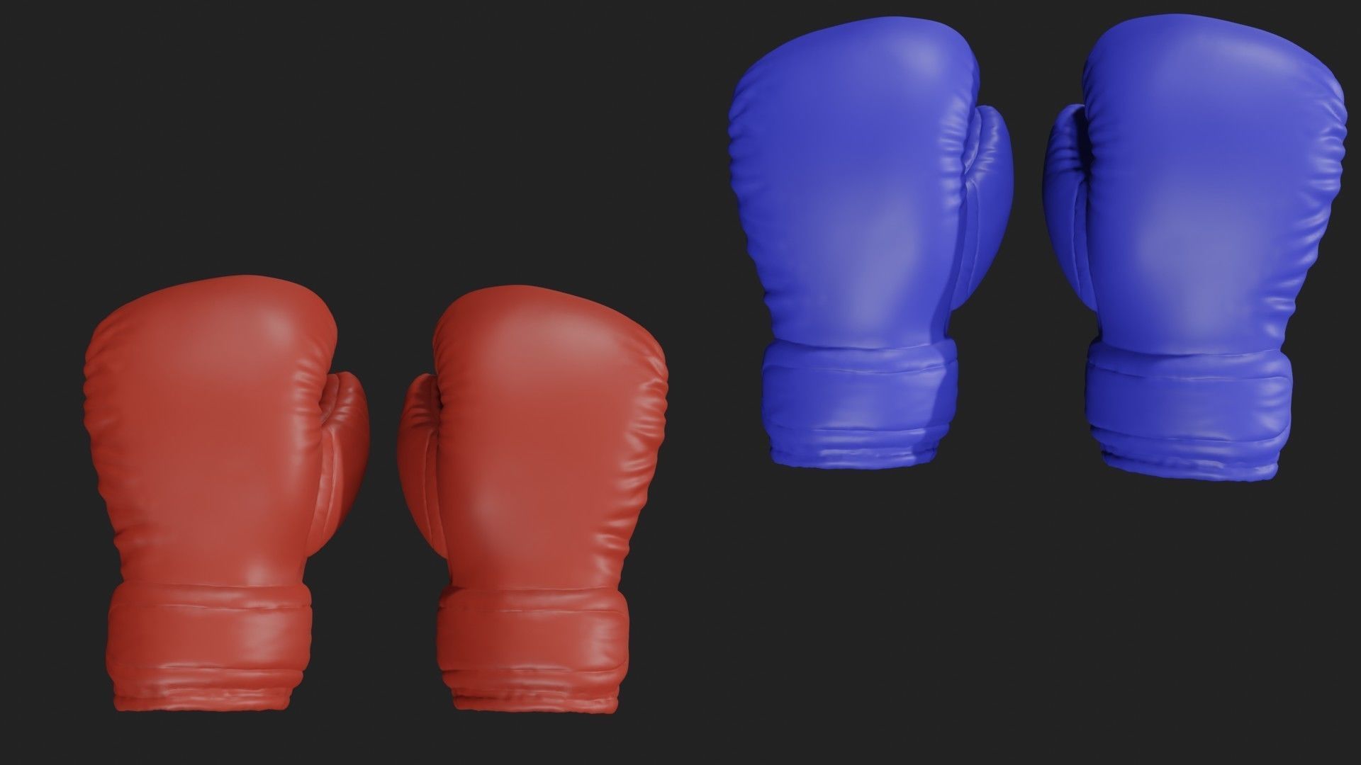 3D model Boxing gloves VR / AR / low-poly | CGTrader
