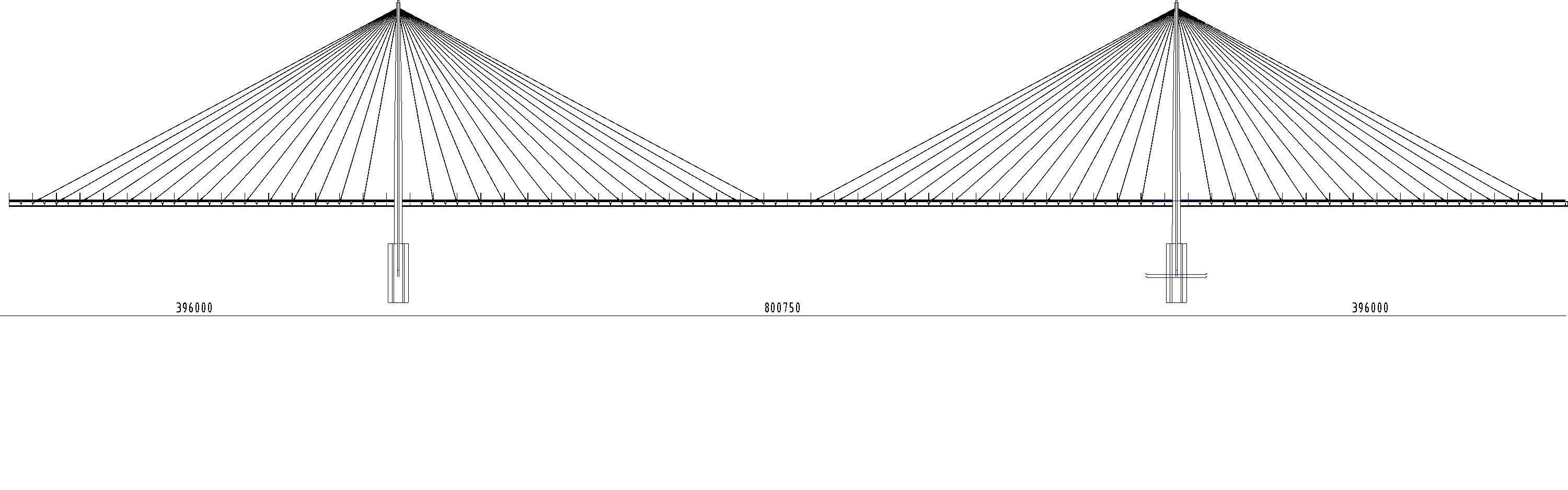 Cable-stayed bridge 3D model 3D model | CGTrader