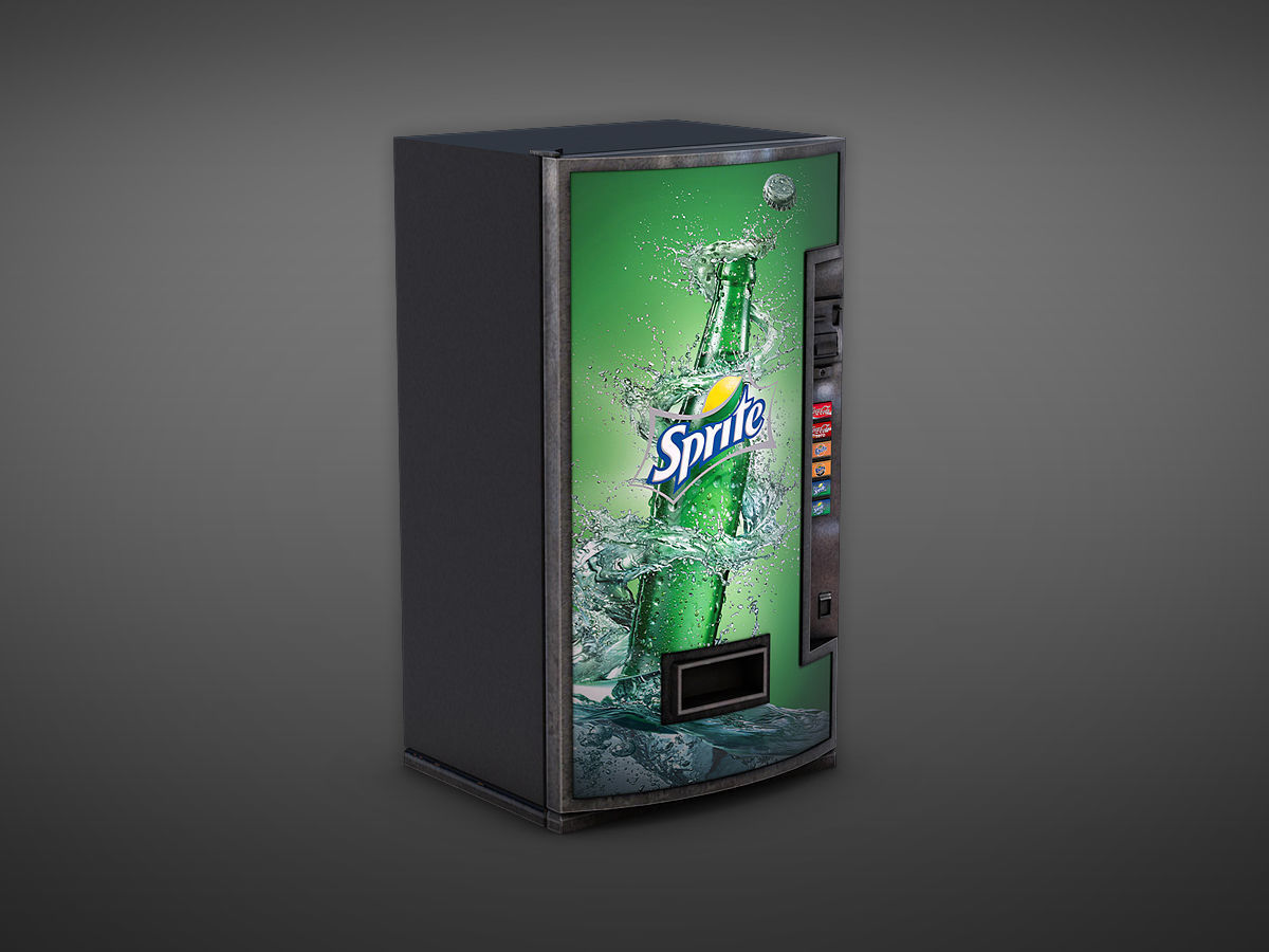 3D model Vending Machine Sprite VR / AR / low-poly | CGTrader