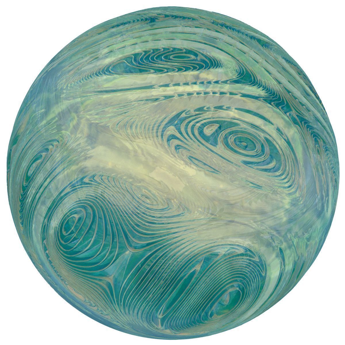 Jupiter glass ball with swirls 3D model | CGTrader