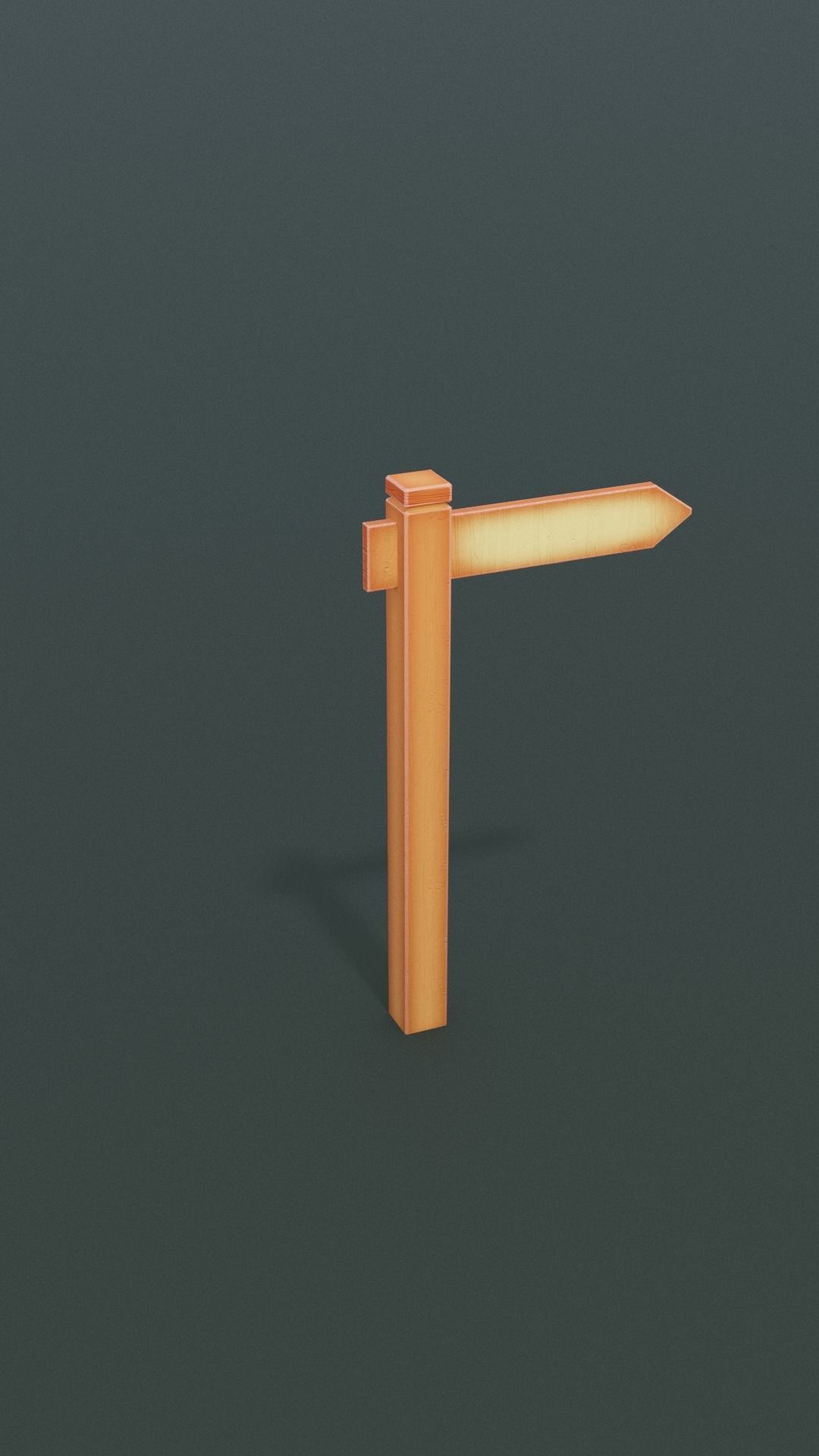 Signpost Low Poly game assets pack Textured free VR / AR / low-poly 3D ...