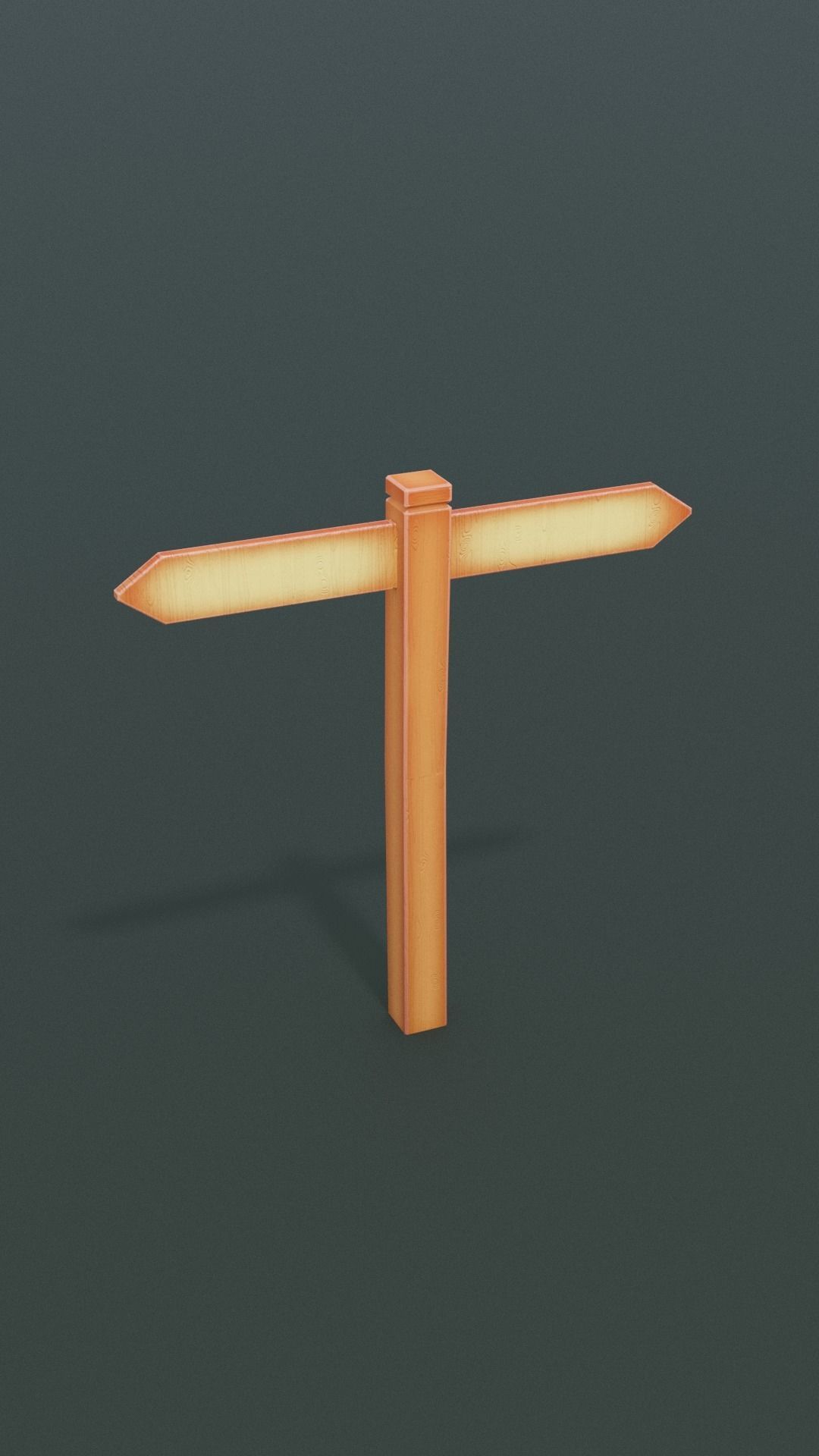 Signpost Low Poly game assets pack Textured free VR / AR / low-poly 3D ...