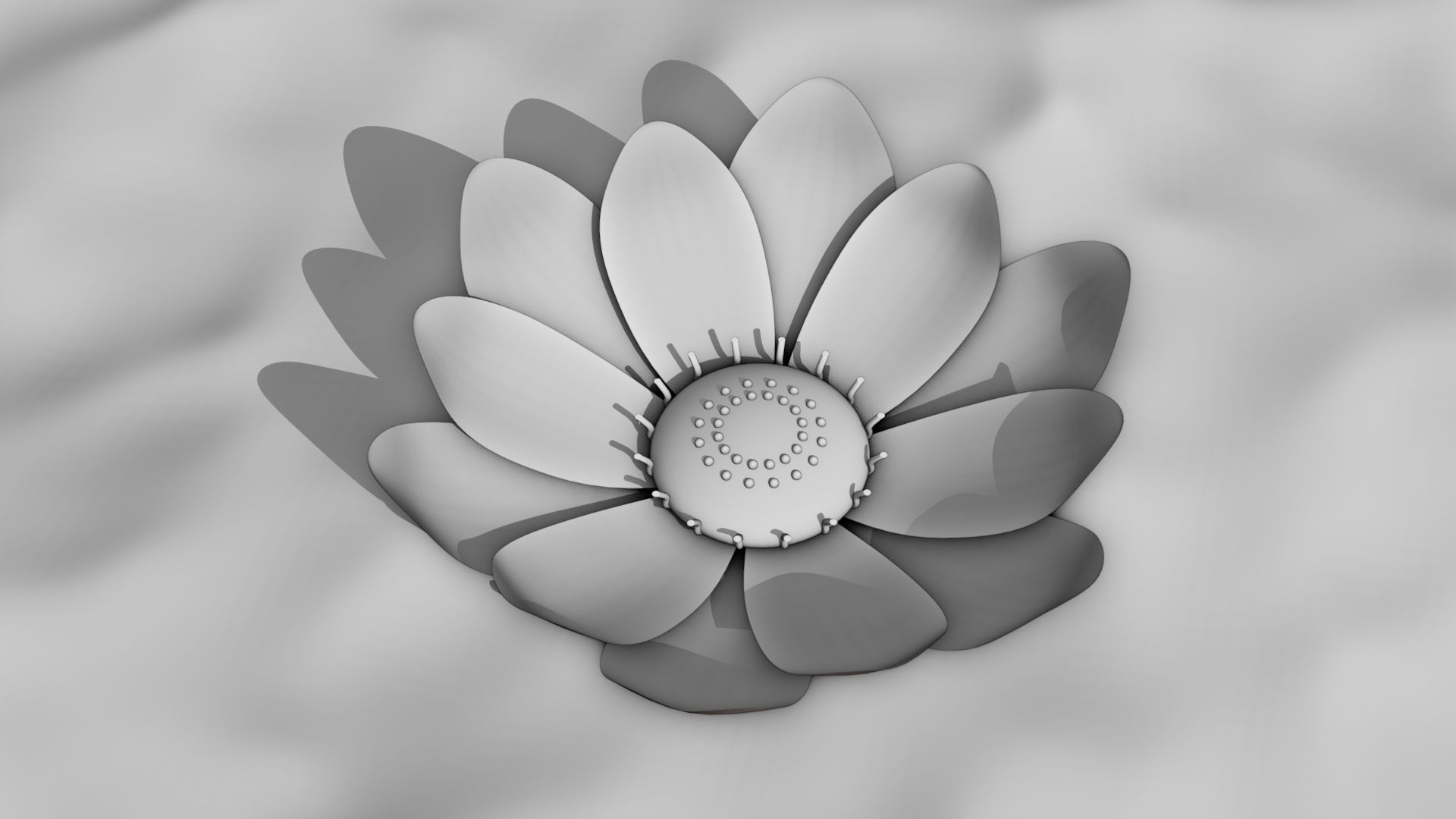 Lotus flower 3d model 3D model | CGTrader