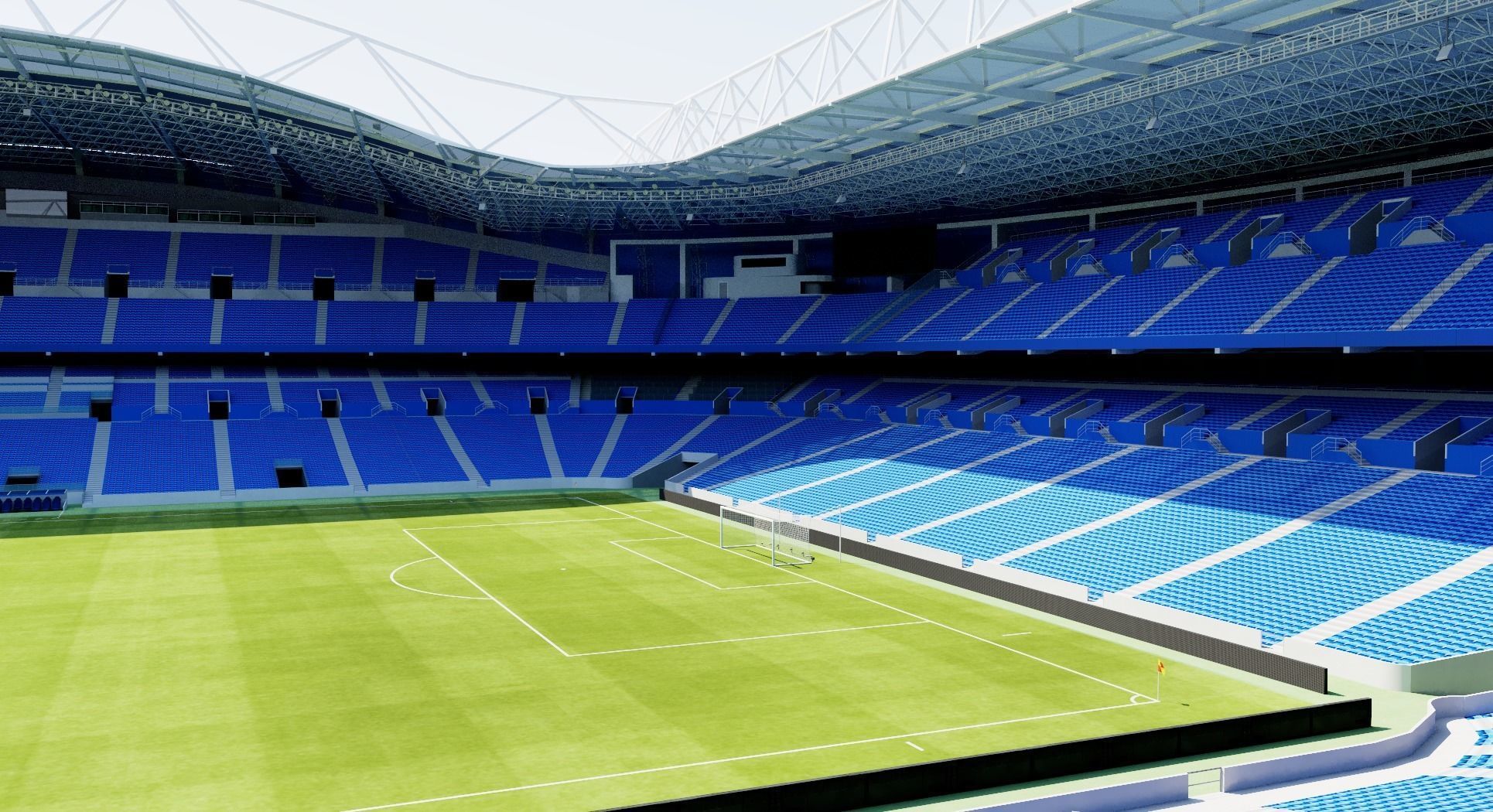 Reale Arena - Anoeta Stadium - San Sebastian Spain 3D model | CGTrader