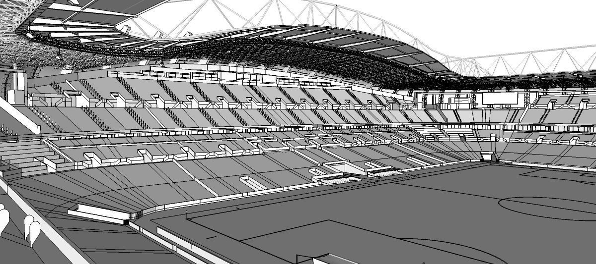 Reale Arena - Anoeta Stadium - San Sebastian Spain 3D model | CGTrader