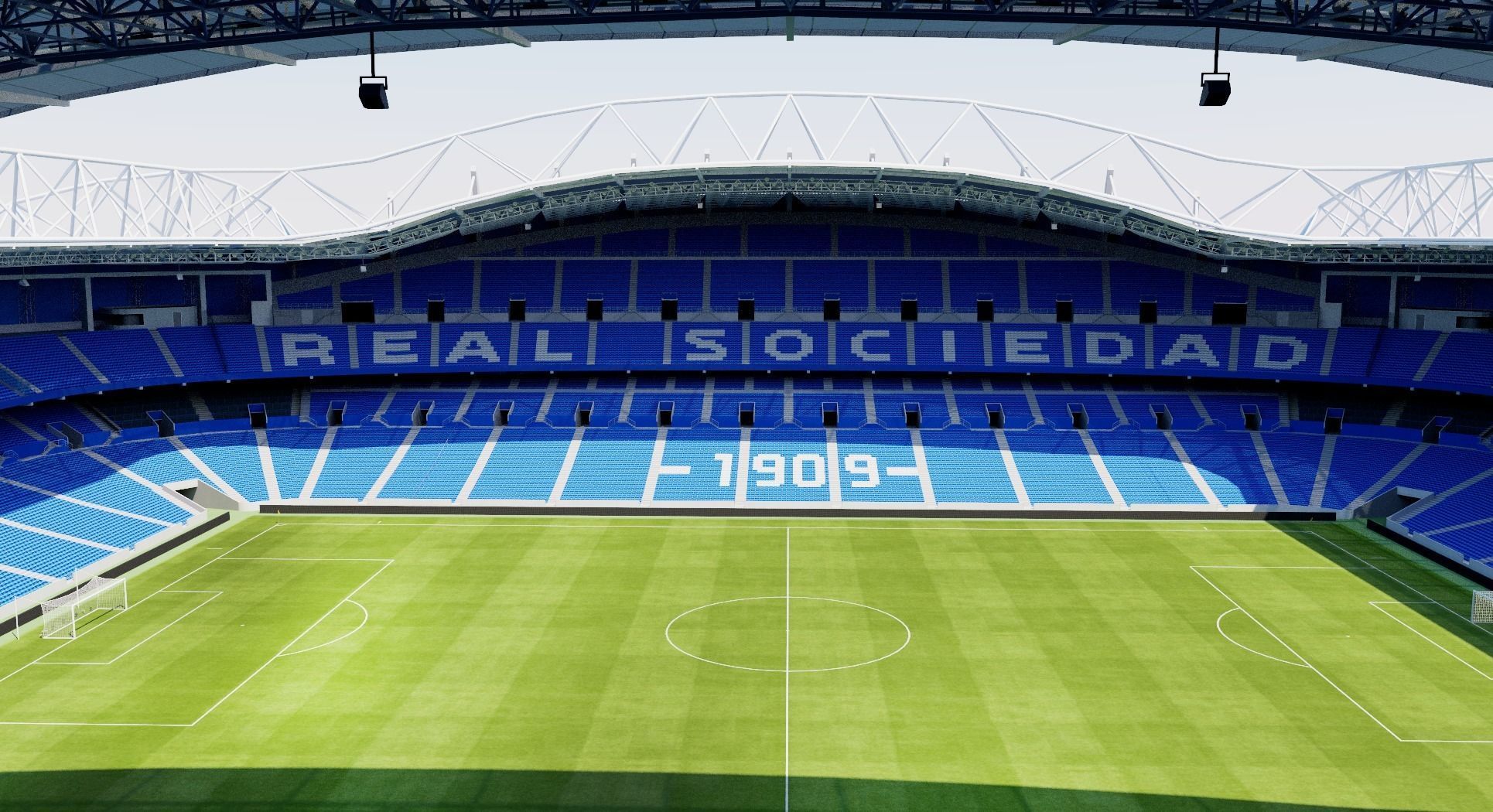 Reale Arena - Anoeta Stadium - San Sebastian Spain 3D model | CGTrader