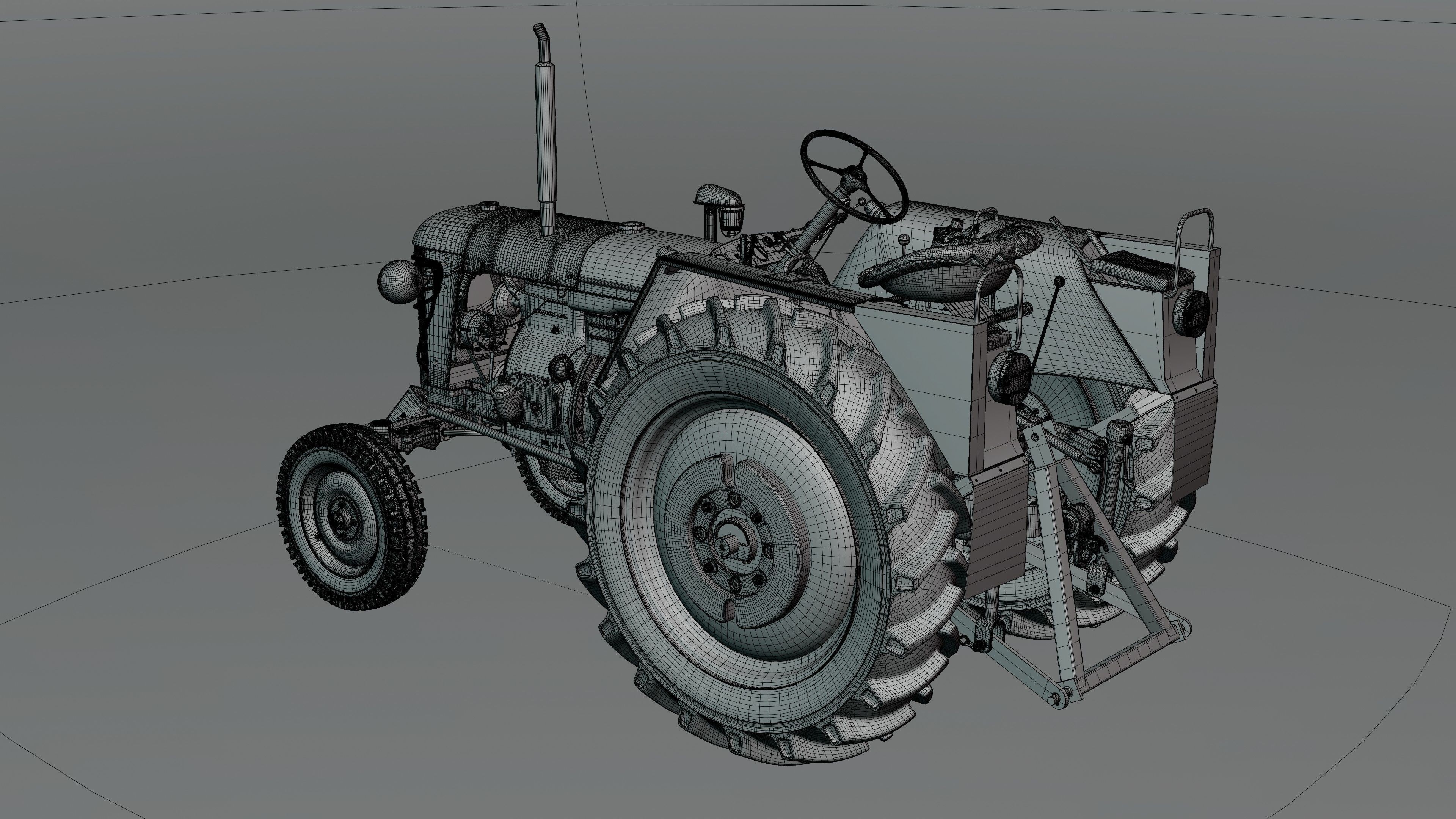 Tractor Zetor 25K 3D model | CGTrader