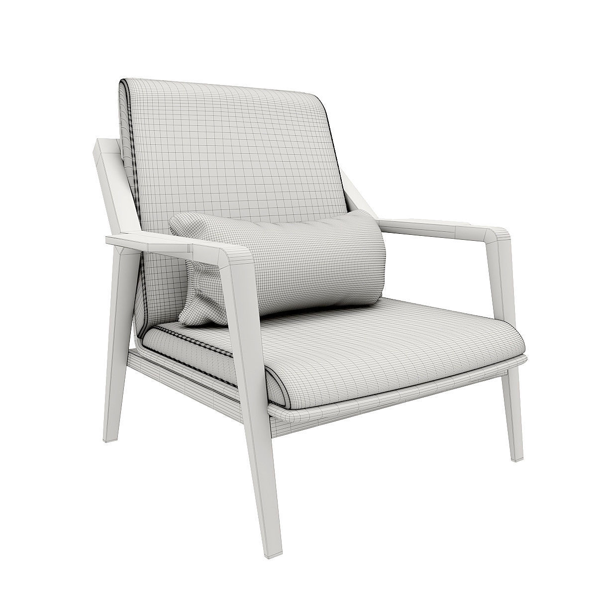 outdoor armchair free 3D model | CGTrader