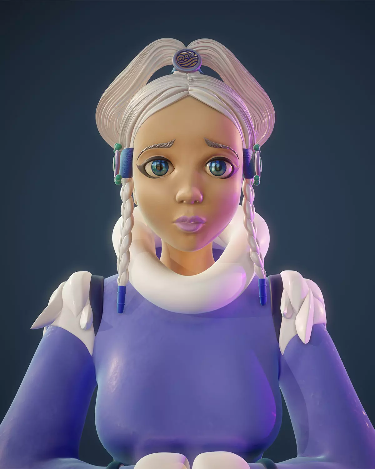 Miss Yue free 3D model 3D printable | CGTrader