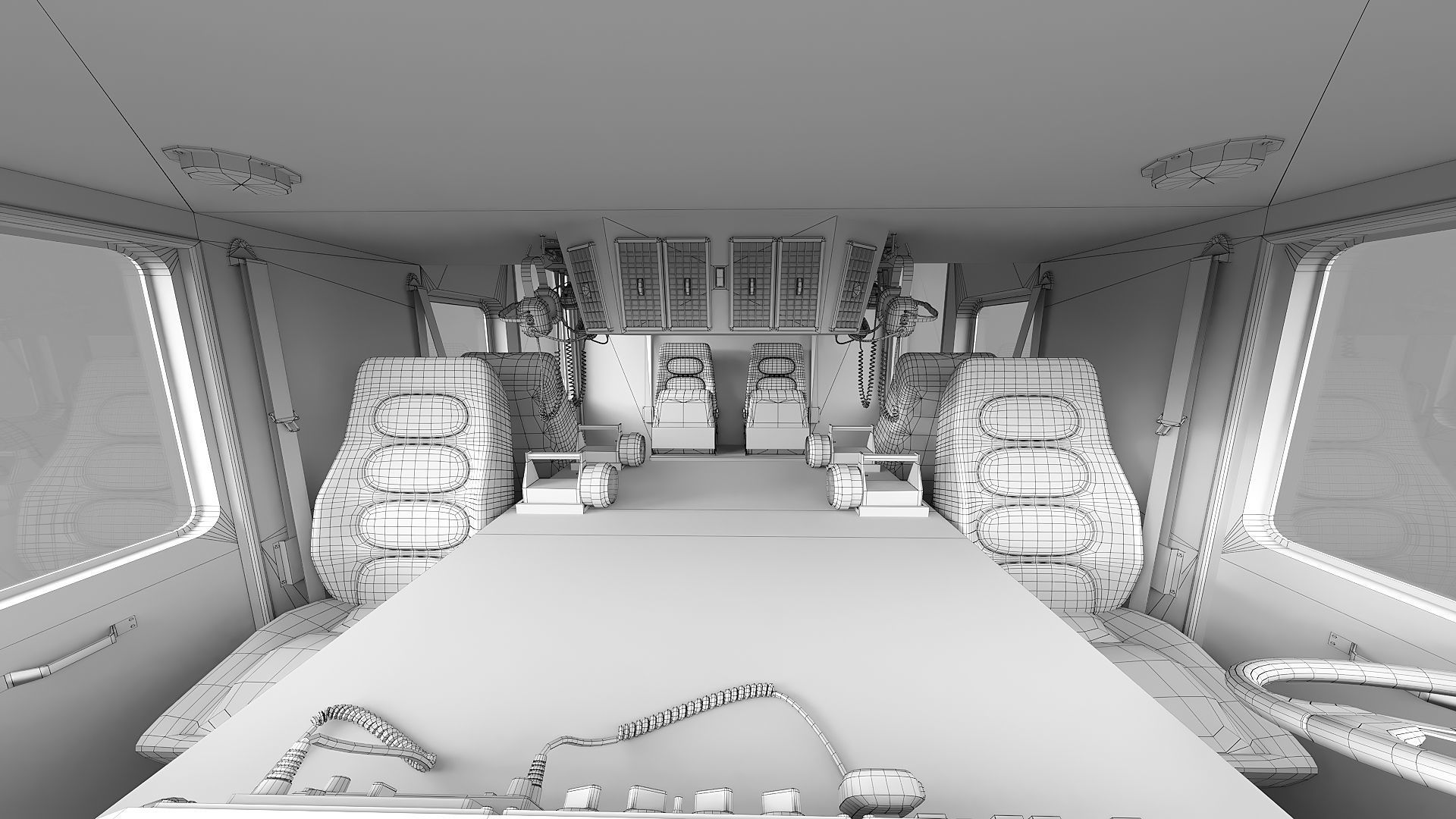3D model Fire Truck FDNY Engine with Interior VR / AR / low-poly | CGTrader