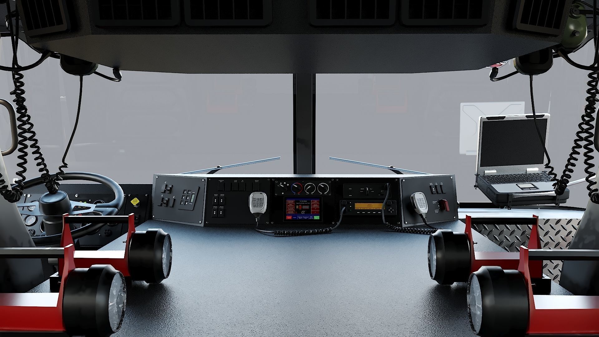 3D model Fire Truck FDNY Engine with Interior VR / AR / low-poly | CGTrader