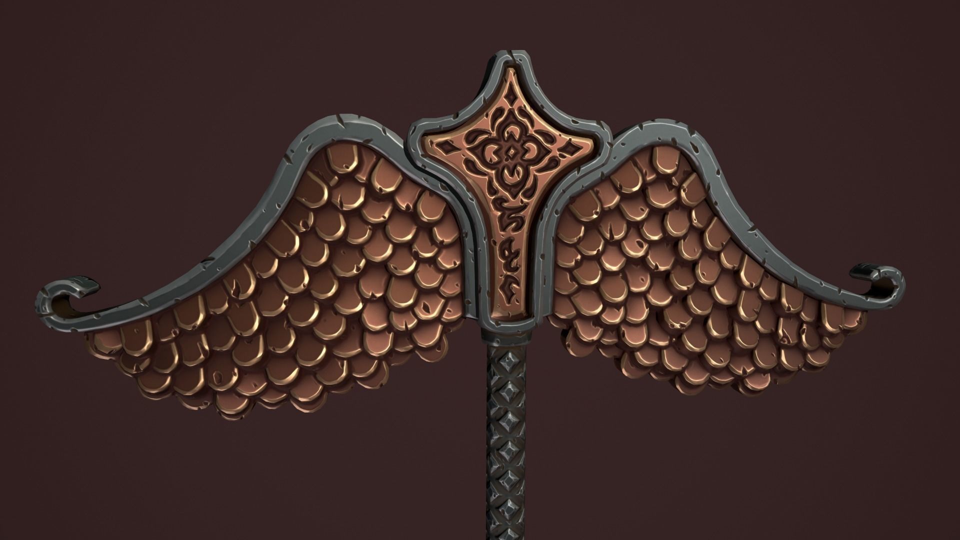 3D model Rune scepter VR / AR / low-poly | CGTrader