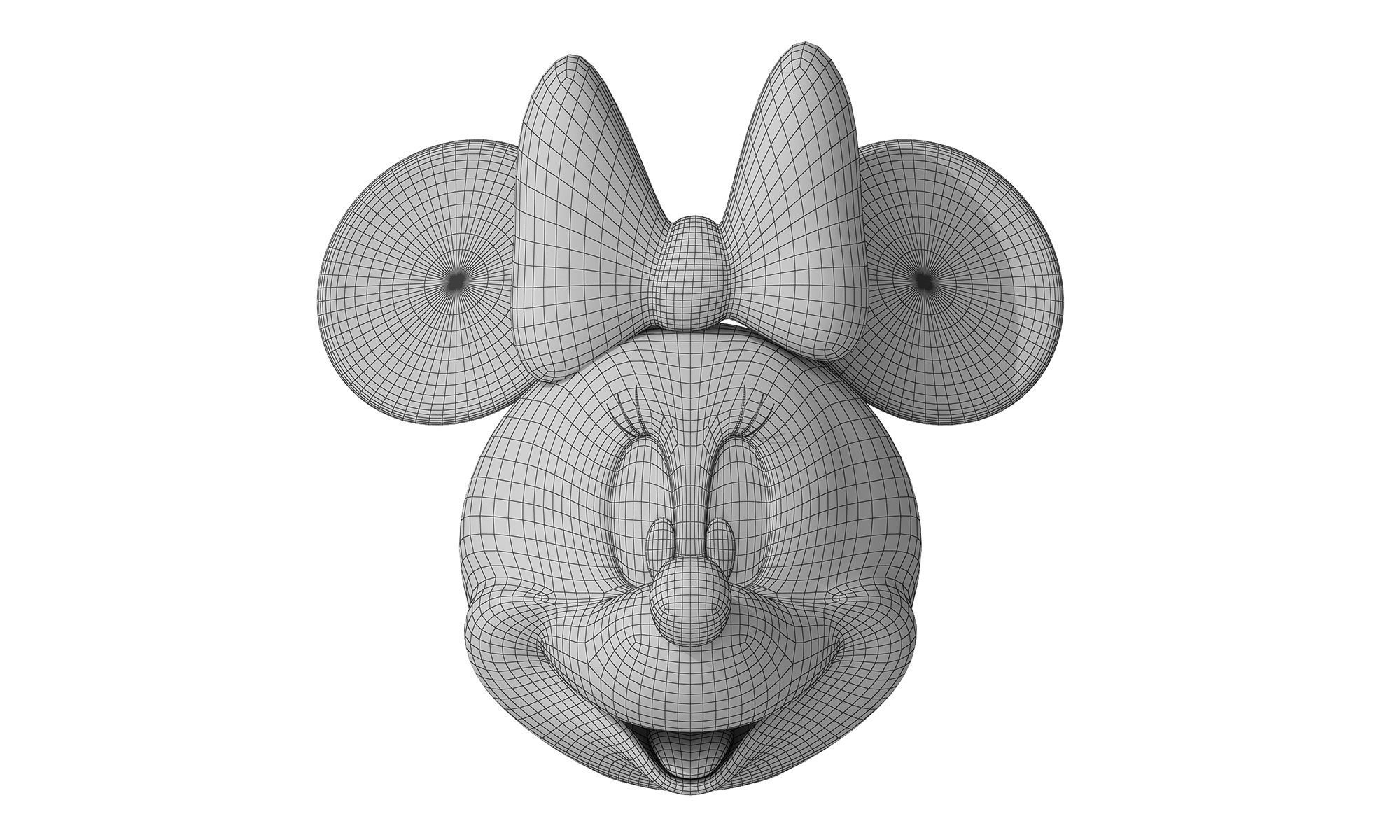 Minnie Mouse Head 3D model | CGTrader