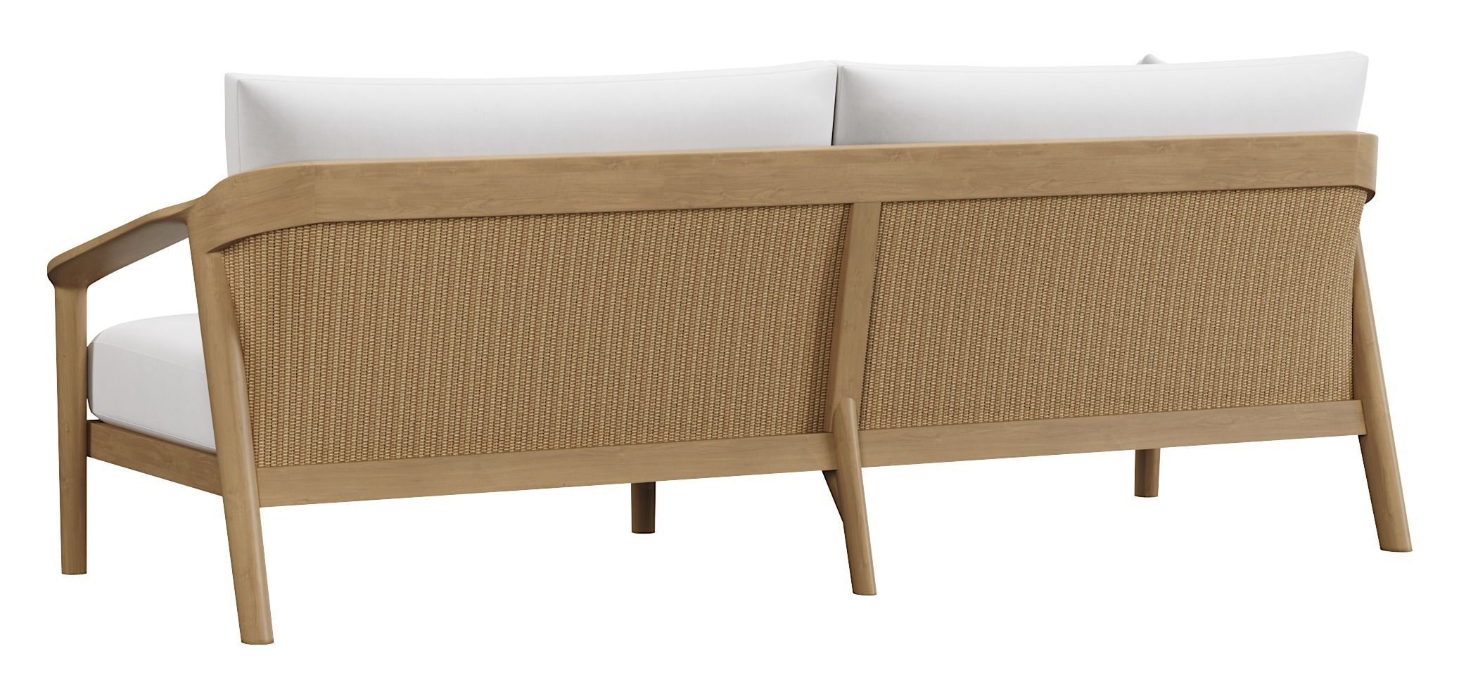RH Malta teak sofa 3D model | CGTrader