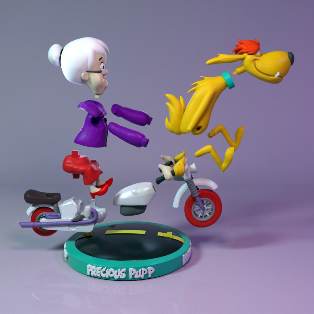 Precious Pupp - 22 Cm 3D model 3D printable | CGTrader