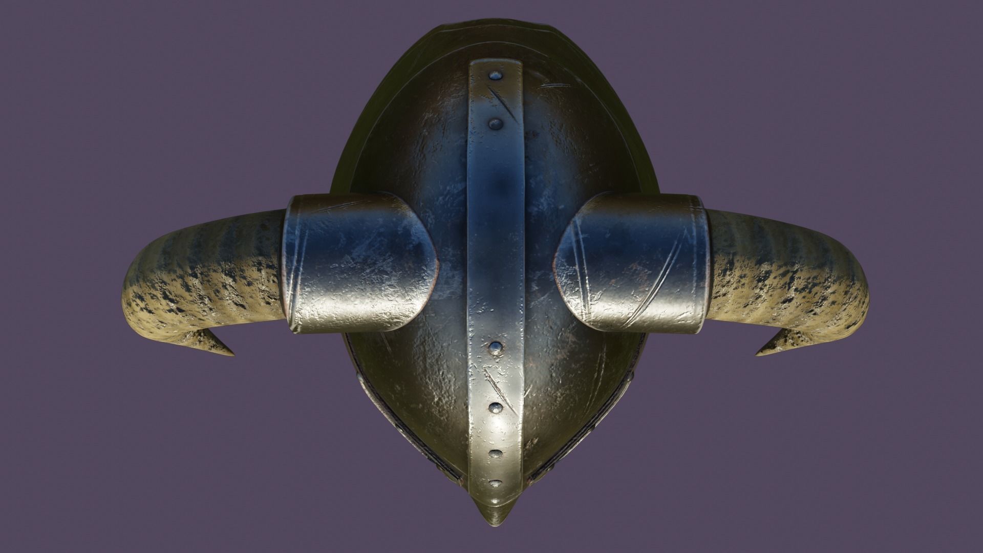 3D model helmet remake low-medium poly model from the game skyrim VR ...