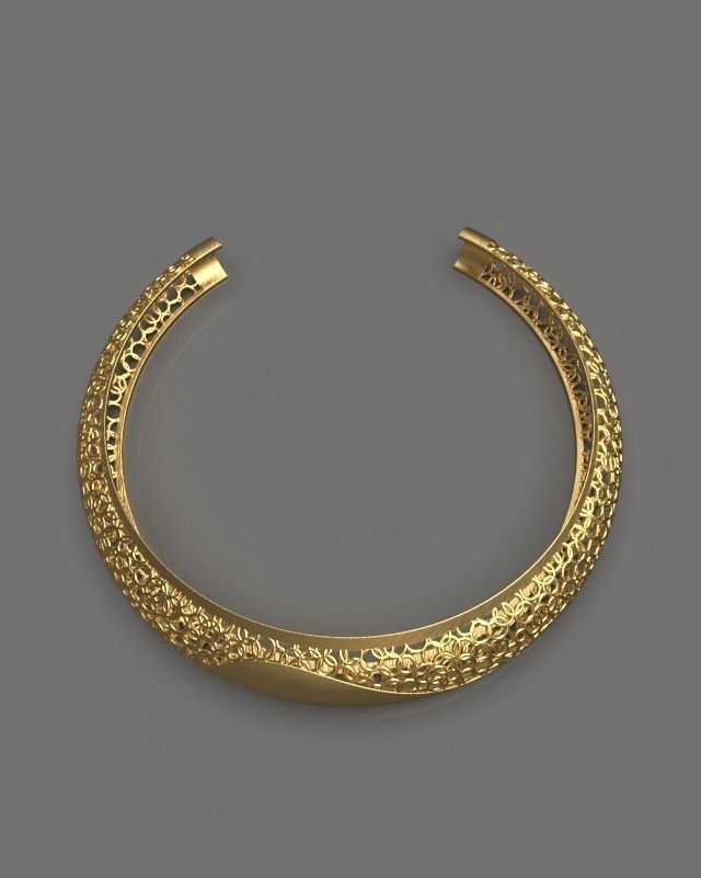 Cuff bracelet 3D model 3D printable | CGTrader