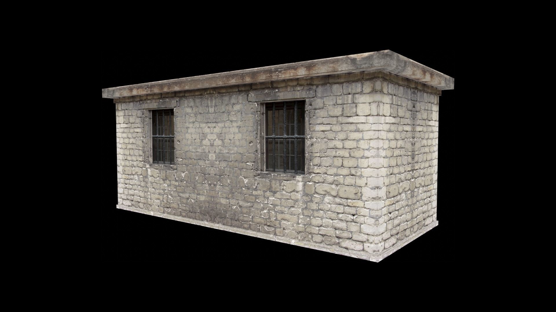 3D model Western Small Jail VR / AR / low-poly | CGTrader
