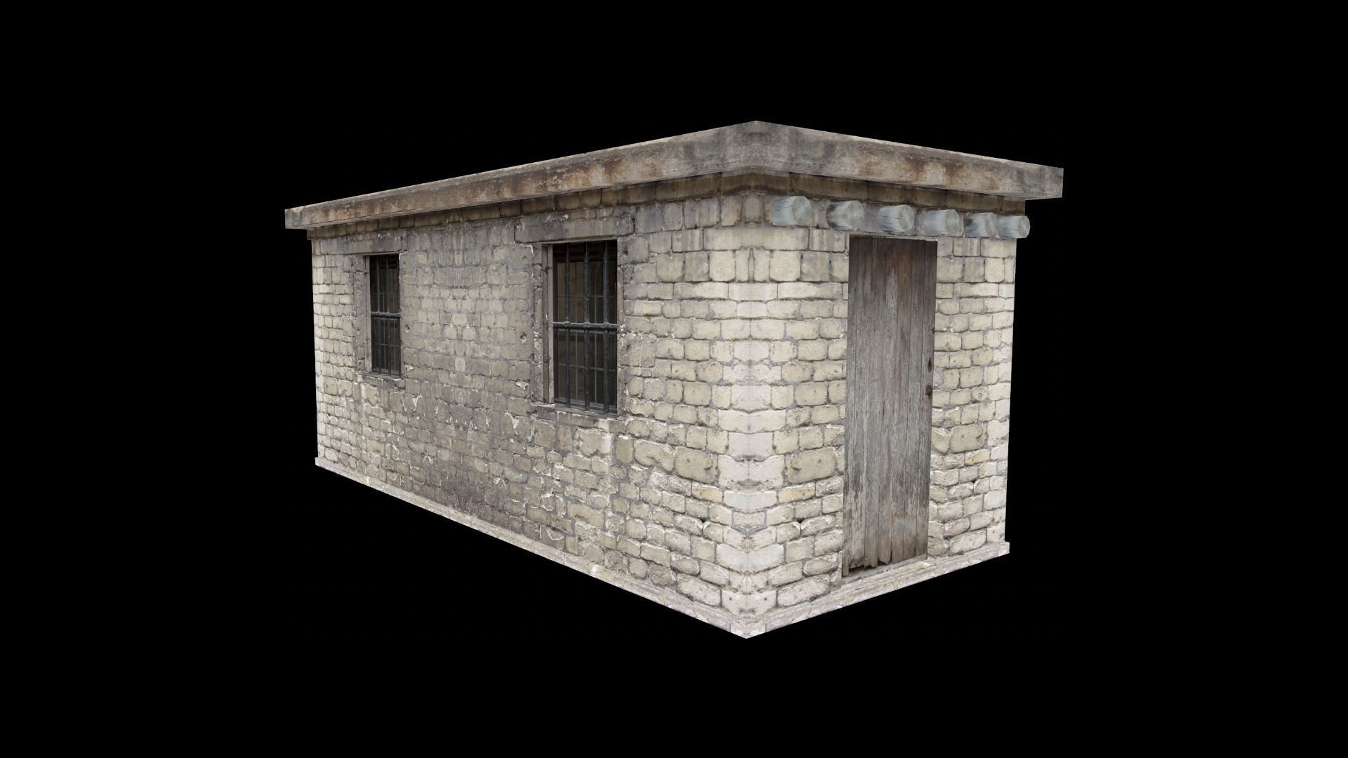 3D model Western Small Jail VR / AR / low-poly | CGTrader