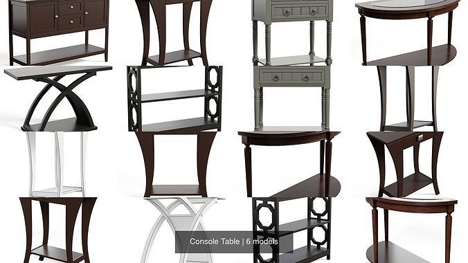 Console Table 3D Model Collection | CGTrader