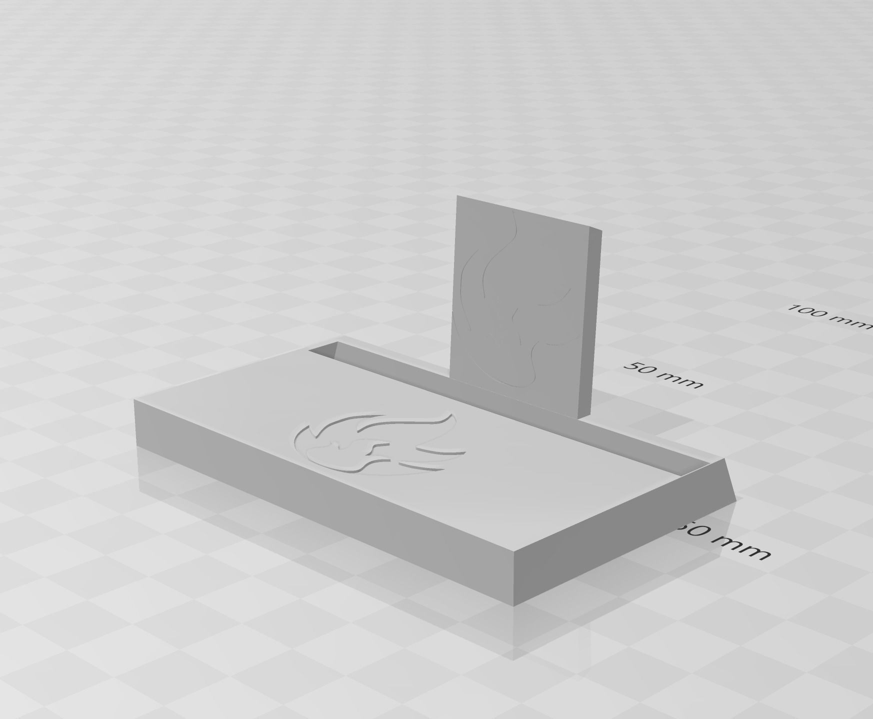 Fire Card Stand 3D model 3D printable | CGTrader