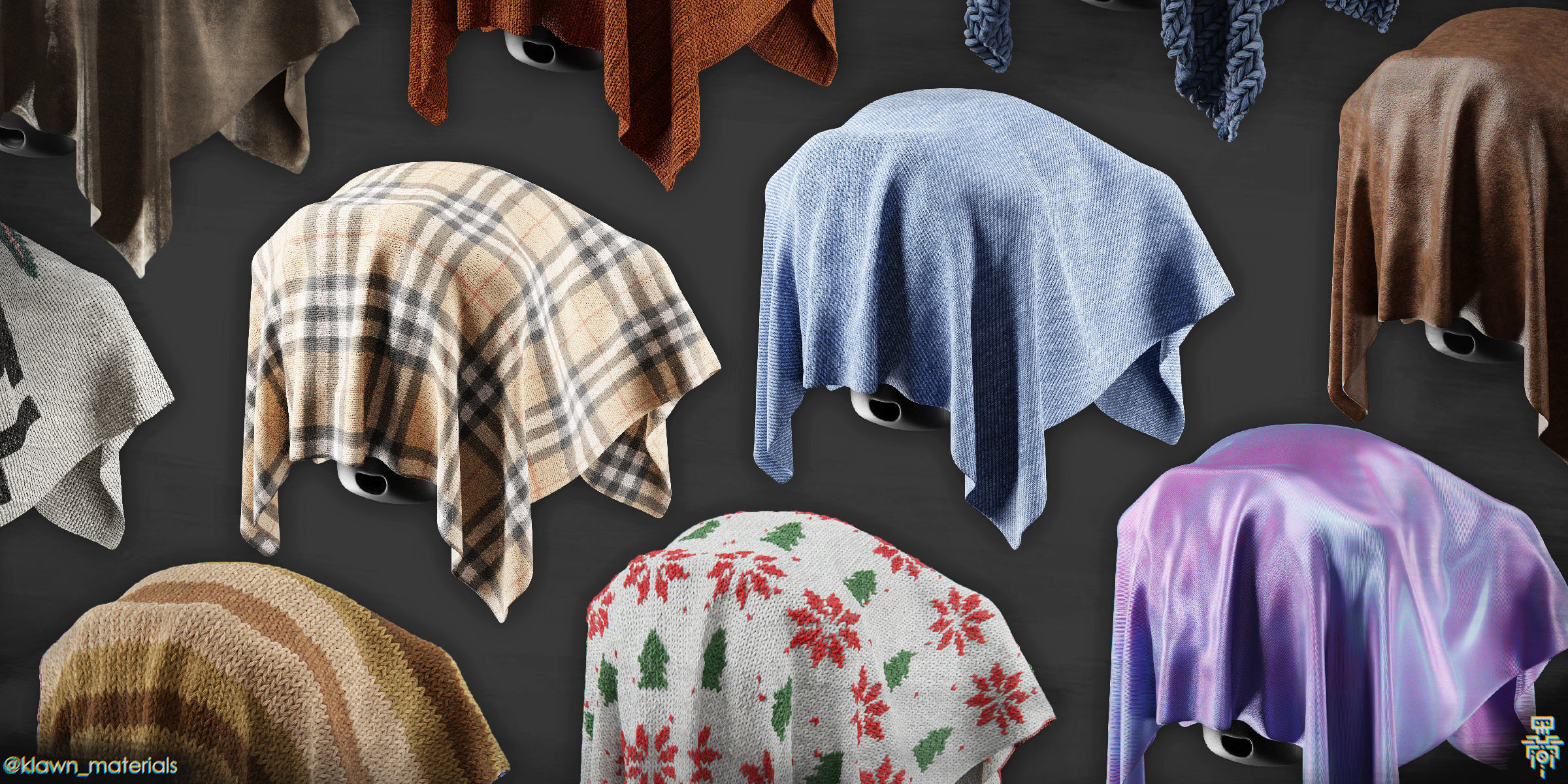 All Types Of Procedural Fabric for Blender Texture | CGTrader