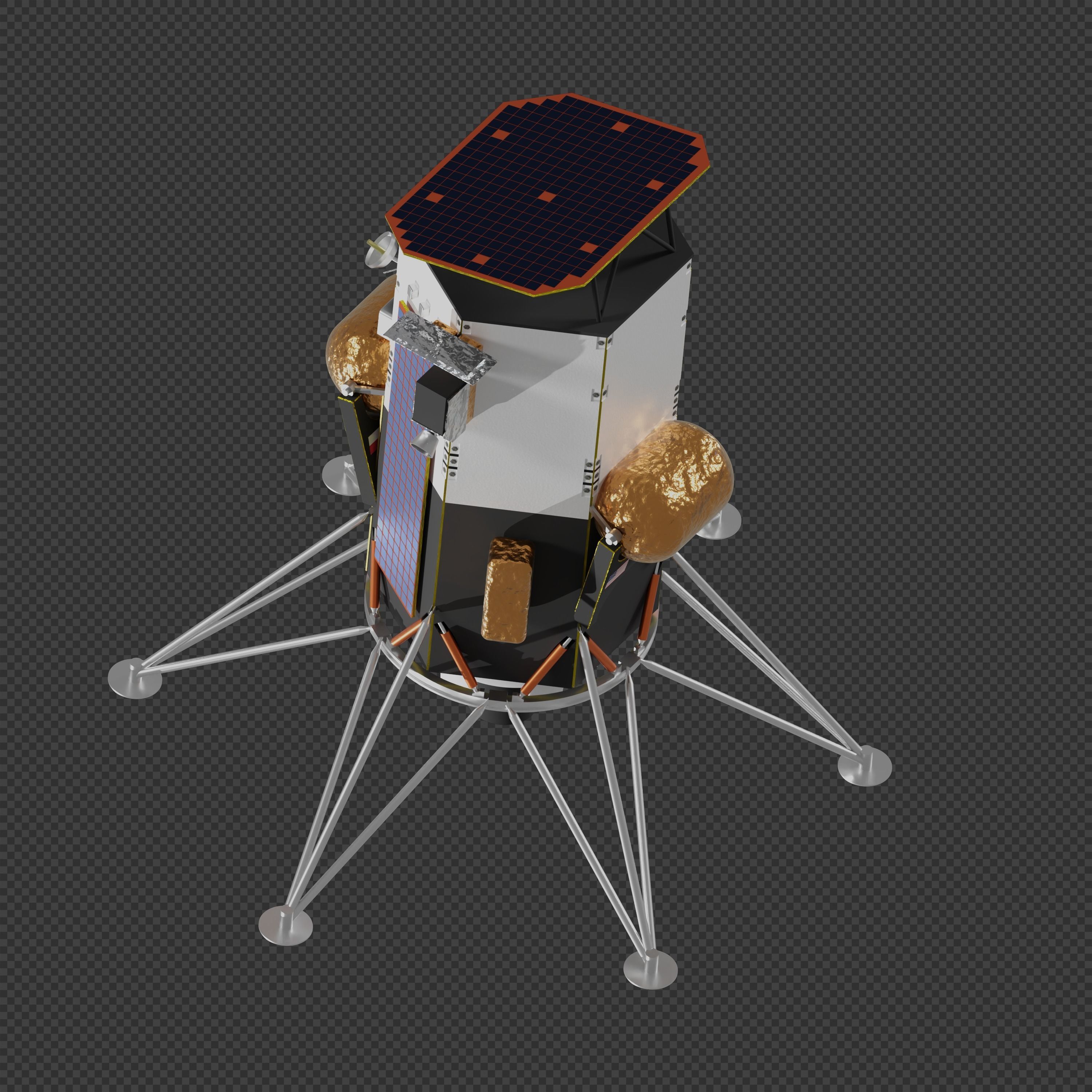 Intuitive Machines Nova-C Lander 3D model | CGTrader