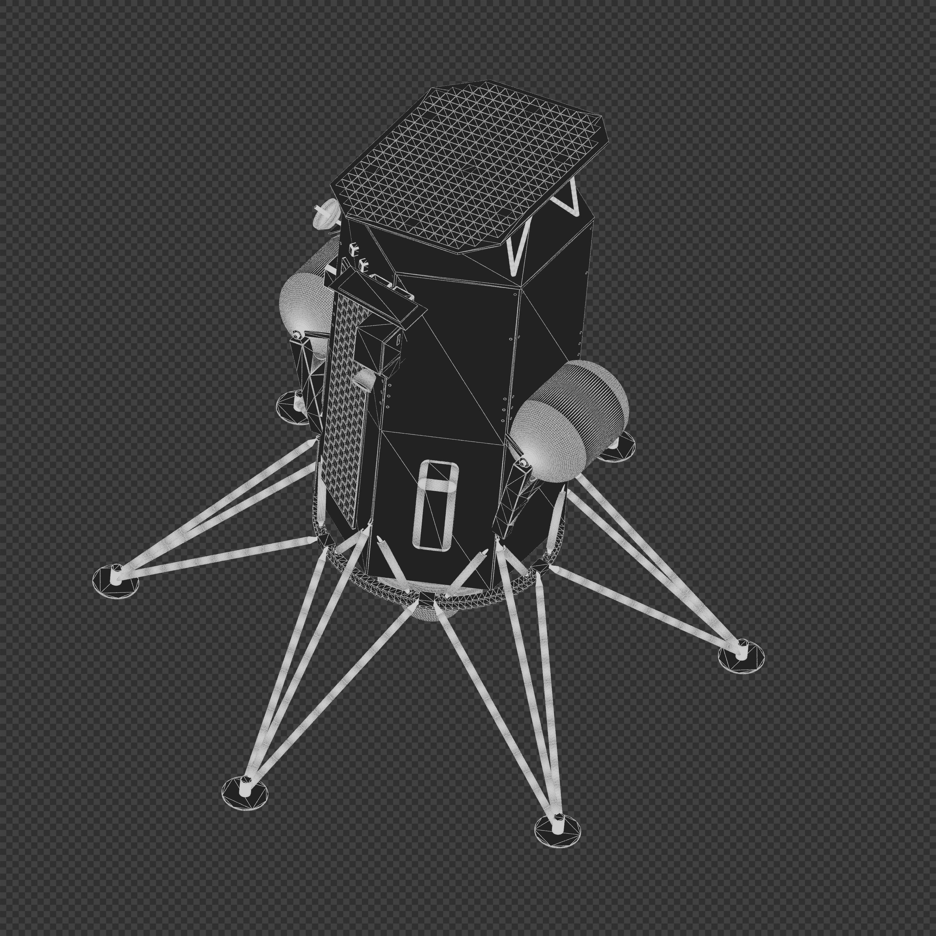 Intuitive Machines Nova-C Lander 3D model | CGTrader