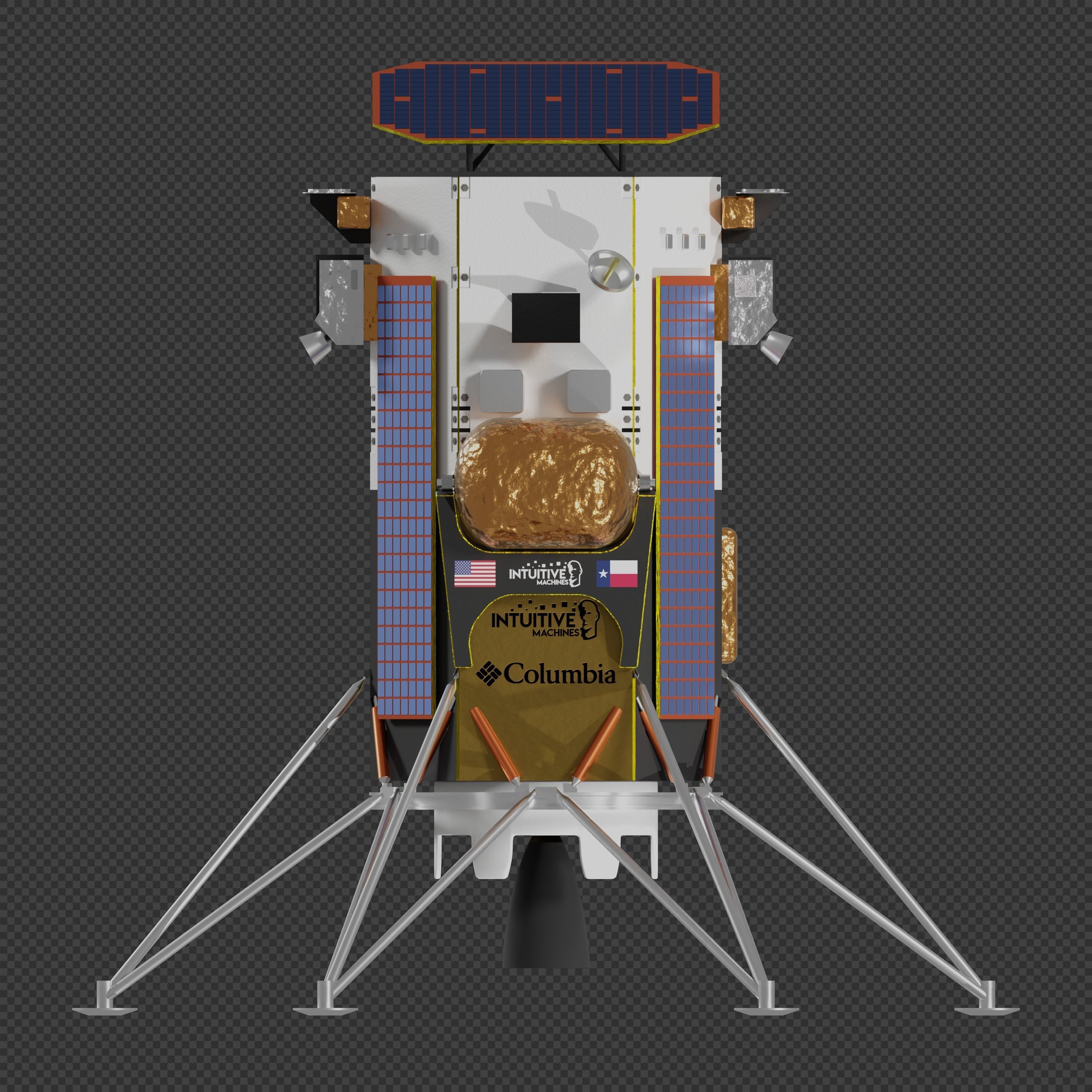 Intuitive Machines Nova-C Lander 3D model | CGTrader