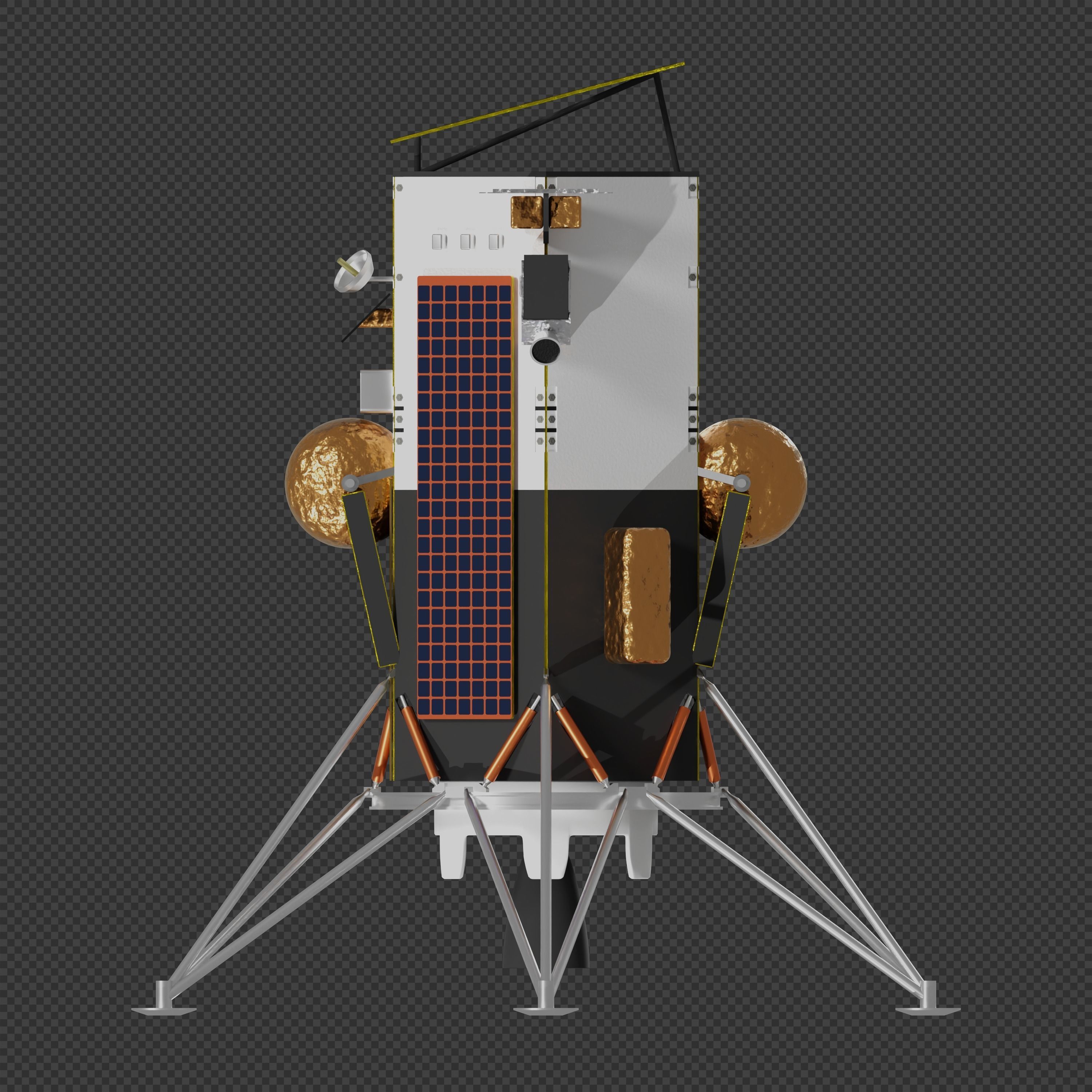 Intuitive Machines Nova-C Lander 3D model | CGTrader