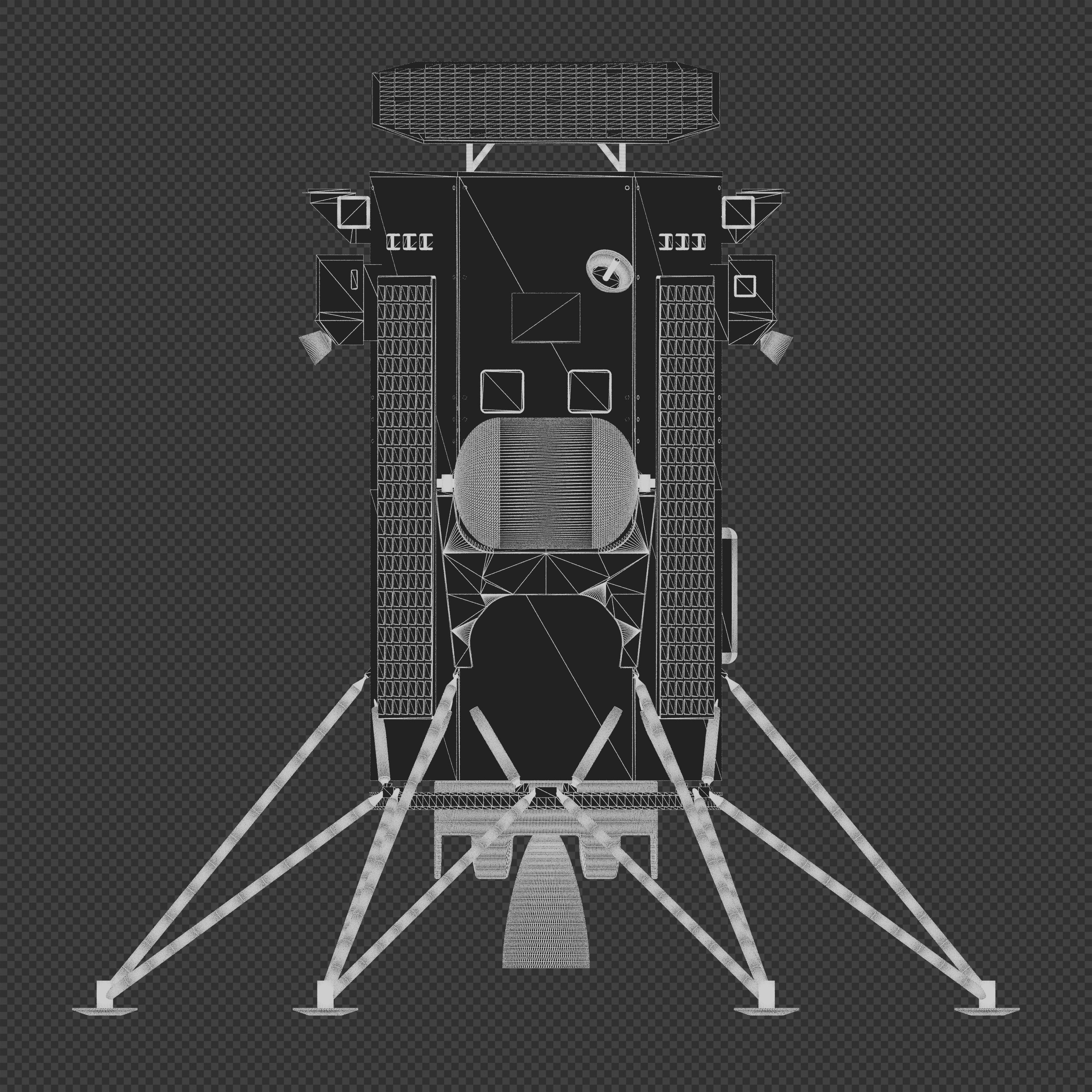 Intuitive Machines Nova-C Lander 3D model | CGTrader