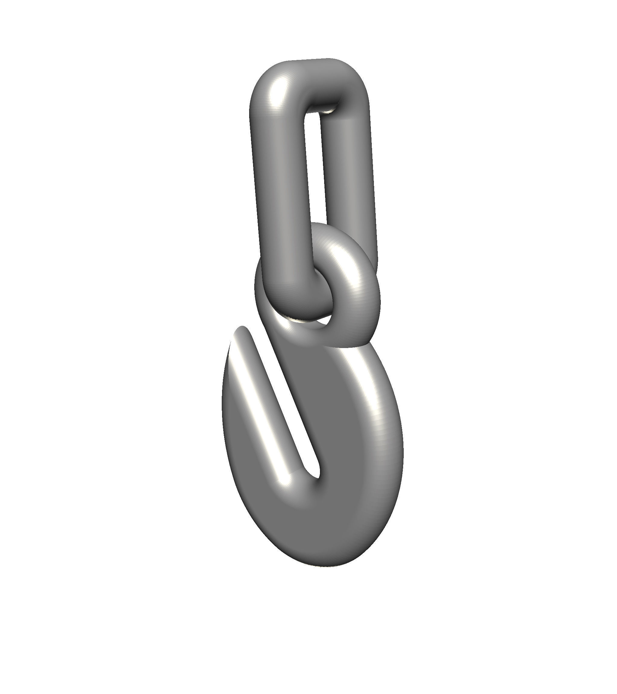 BIG RIG CHAIN LINK AND HOOK ACCESSORIES 3D model 3D printable | CGTrader