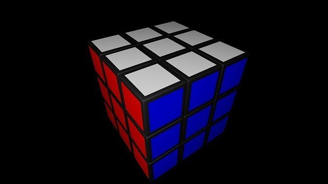 Rubiks Cube free 3D model animated | CGTrader