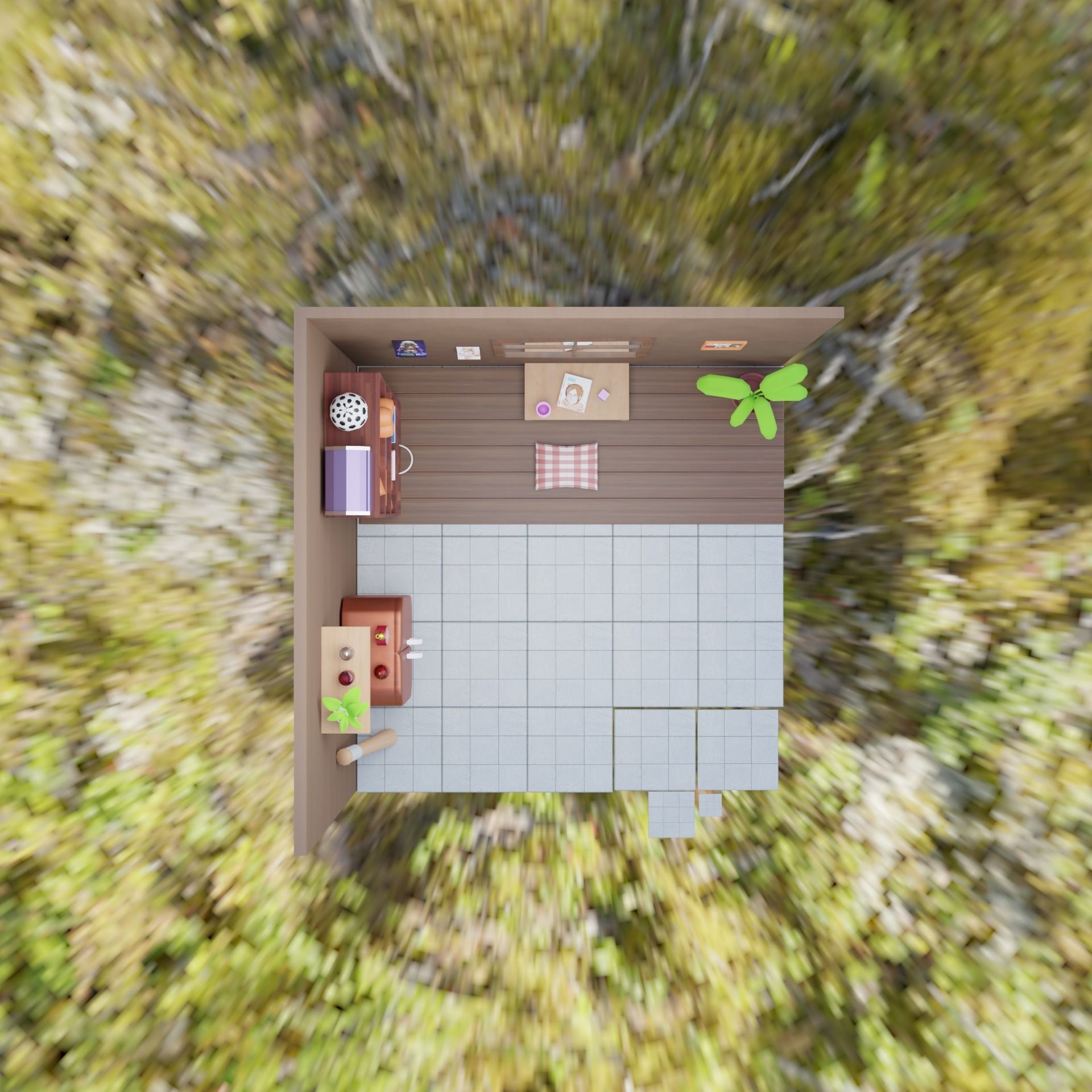 Mobile Game Room Level Design free VR / AR / low-poly 3D model | CGTrader