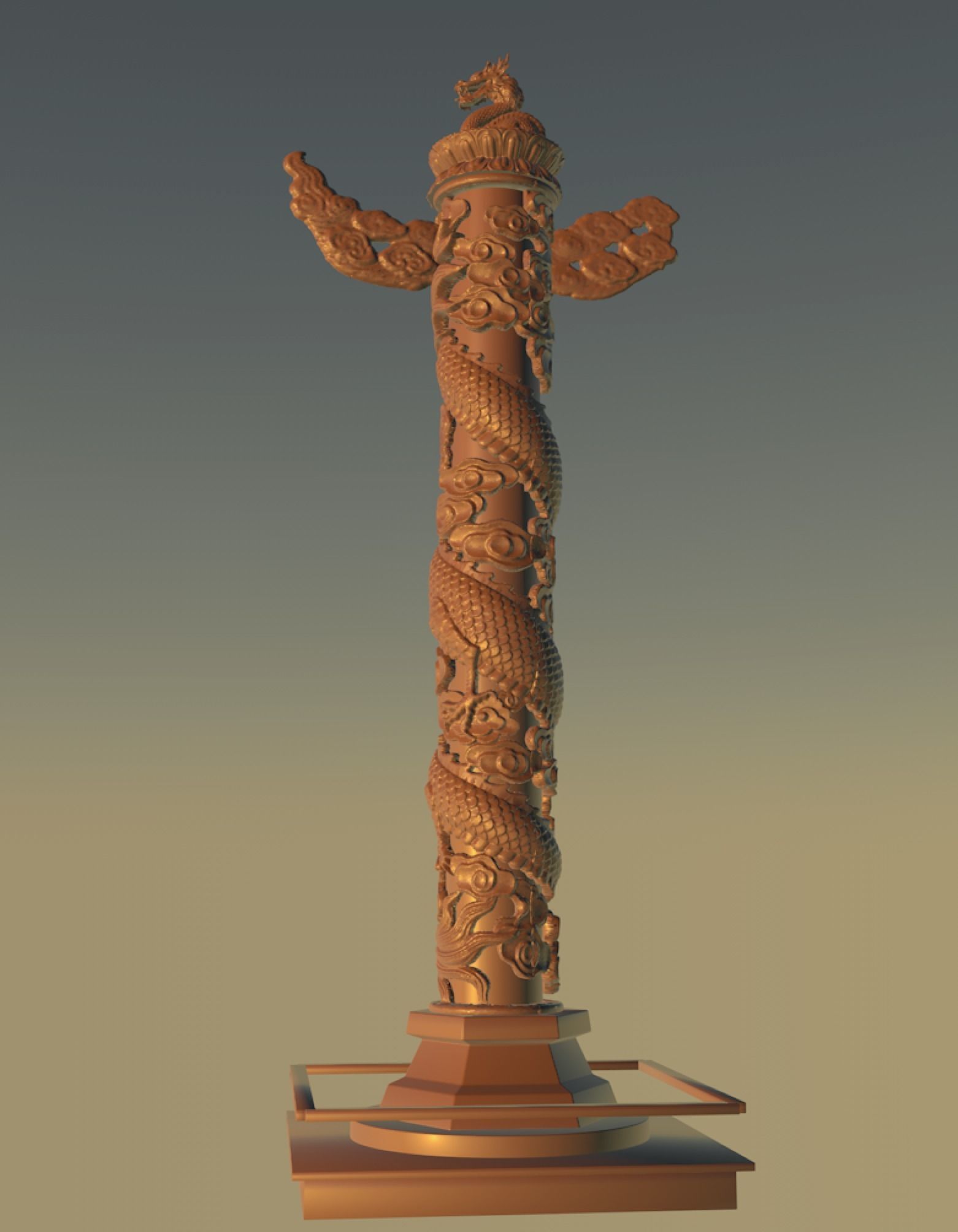 Chinese elements 3D model | CGTrader