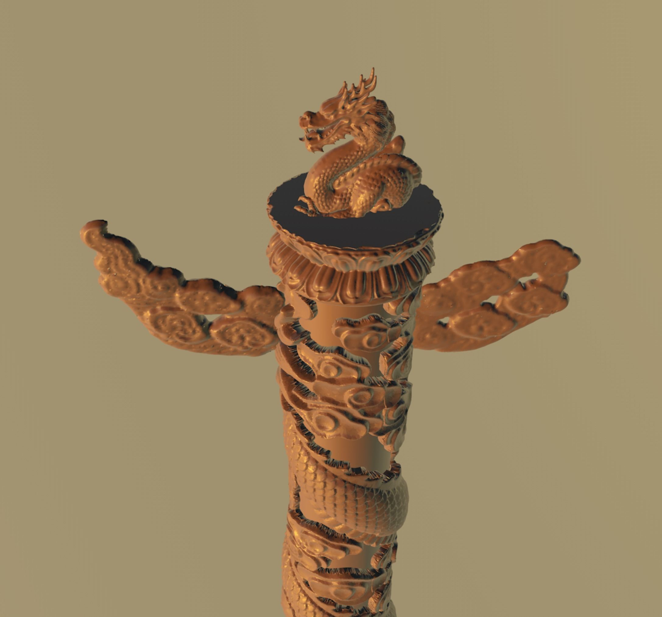 Chinese elements 3D model | CGTrader