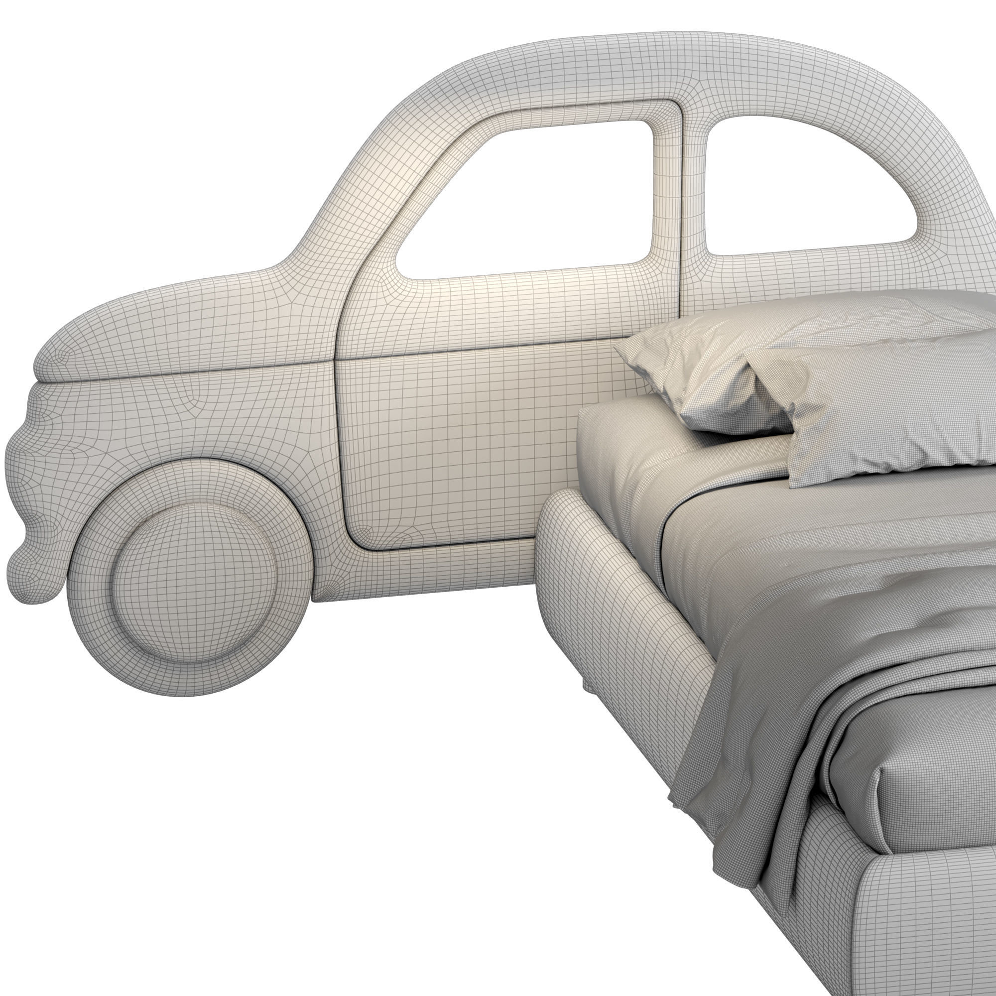 Bside Car bed 3D model | CGTrader