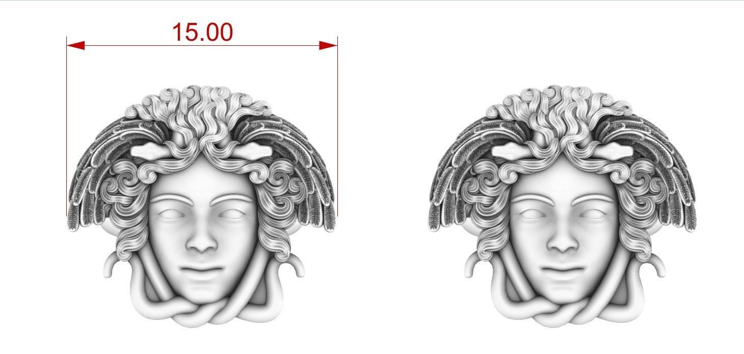 VERSACE EARRINGS free 3D model 3D printable | CGTrader