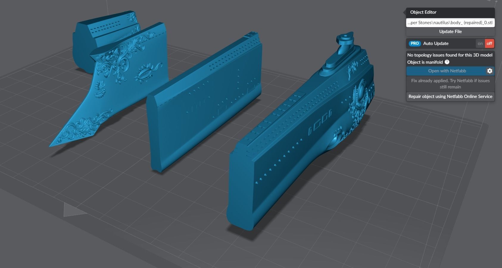 Nautilus Submarine Scale model 3D model 3D printable | CGTrader