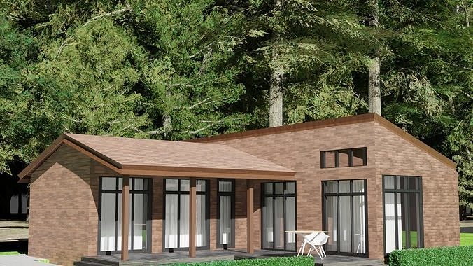 cottage house Texture | CGTrader