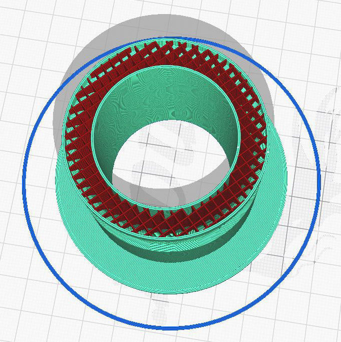 Filament Spool adapter for 1KG SPOOL 3D model 3D printable | CGTrader