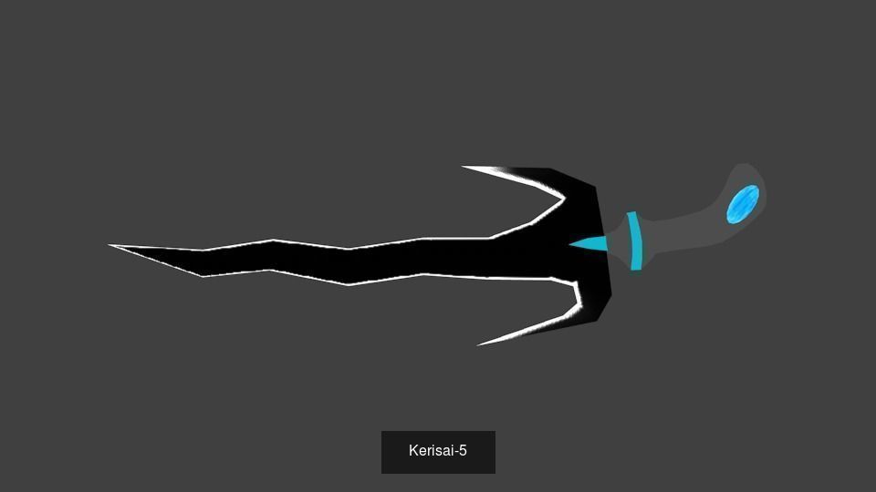 Keris collection knife with lights VR / AR / low-poly | CGTrader