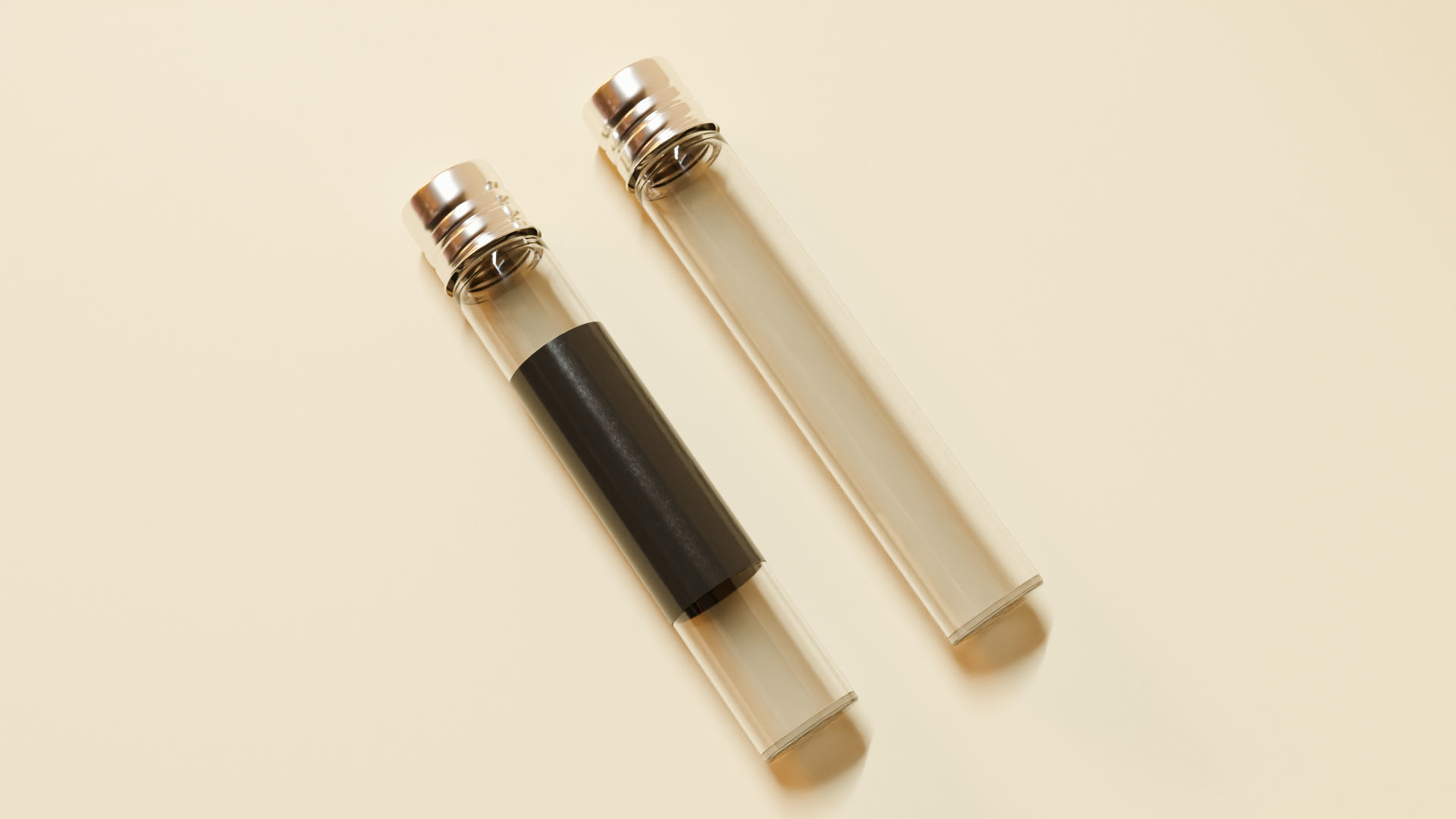 Glass Tube Packaging 3D model | CGTrader