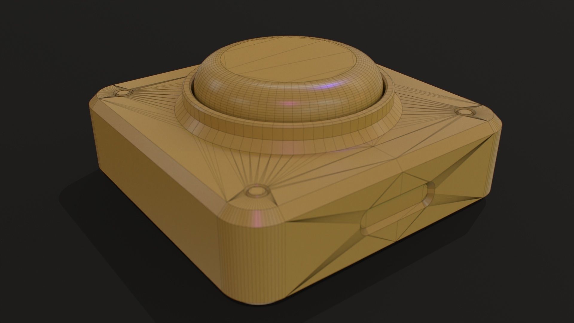 Sci Fi Red Button 3D model | CGTrader