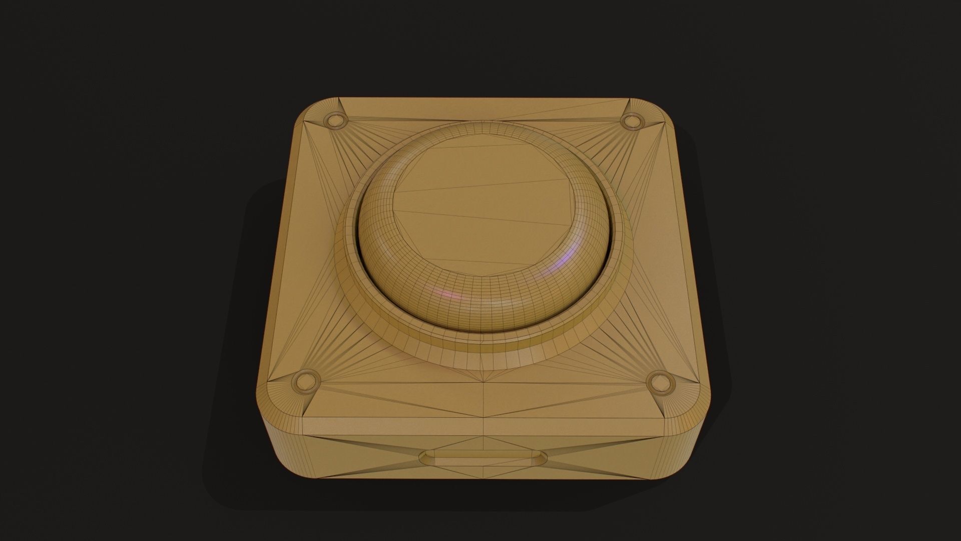 Sci Fi Red Button 3D model | CGTrader