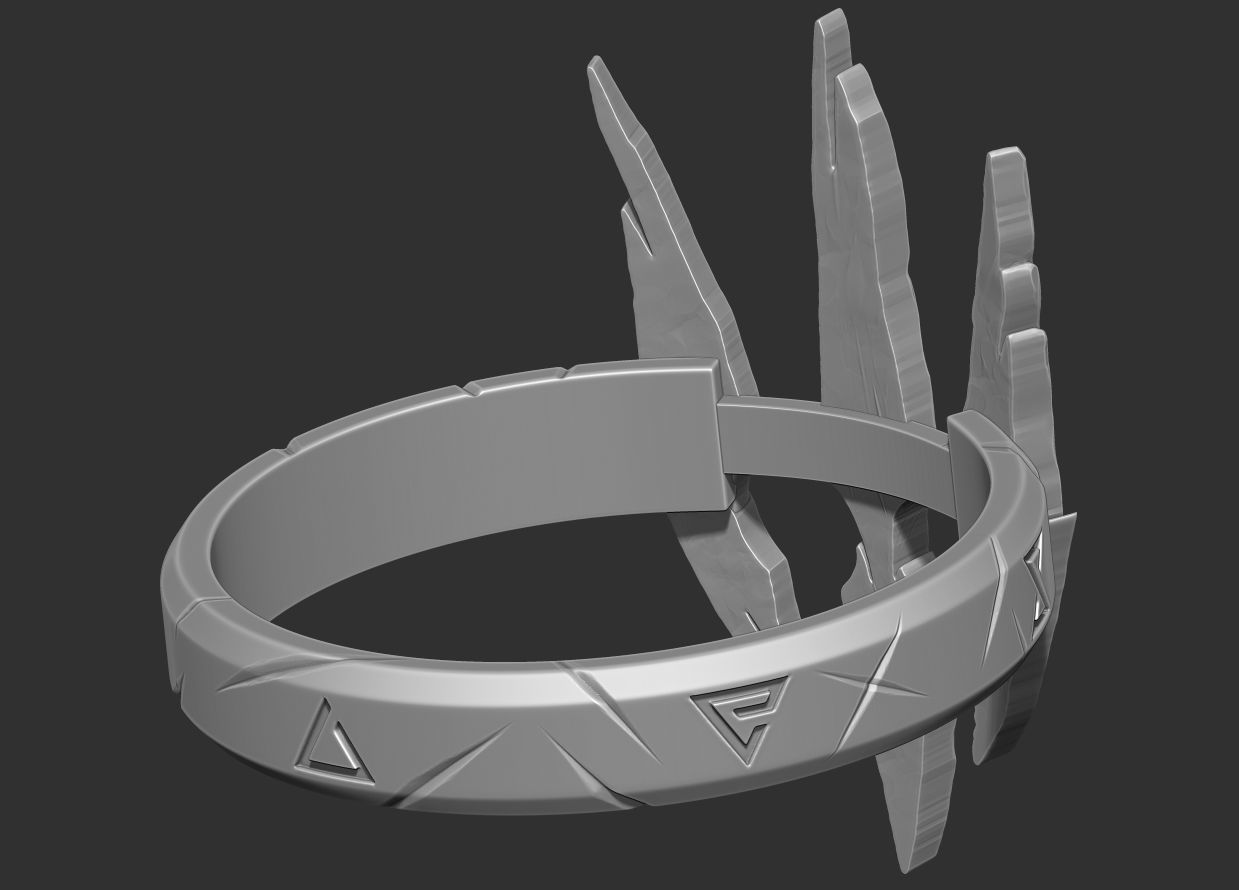 Witcher Wild Hunt Ring 3D model 3D printable | CGTrader