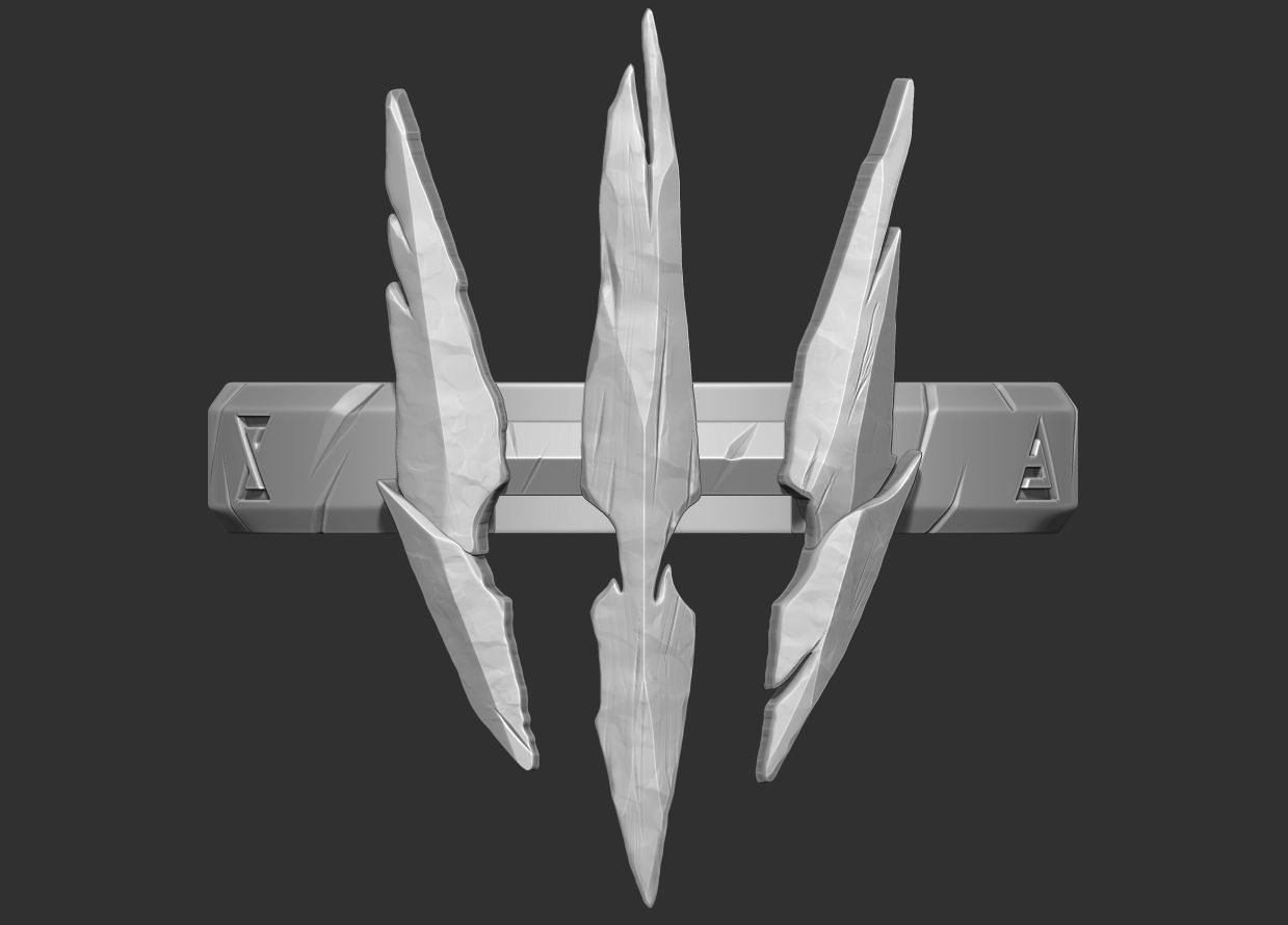 Witcher Wild Hunt Ring 3D model 3D printable | CGTrader