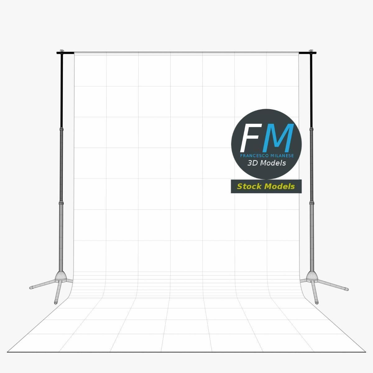 Photography backdrop 3D model | CGTrader