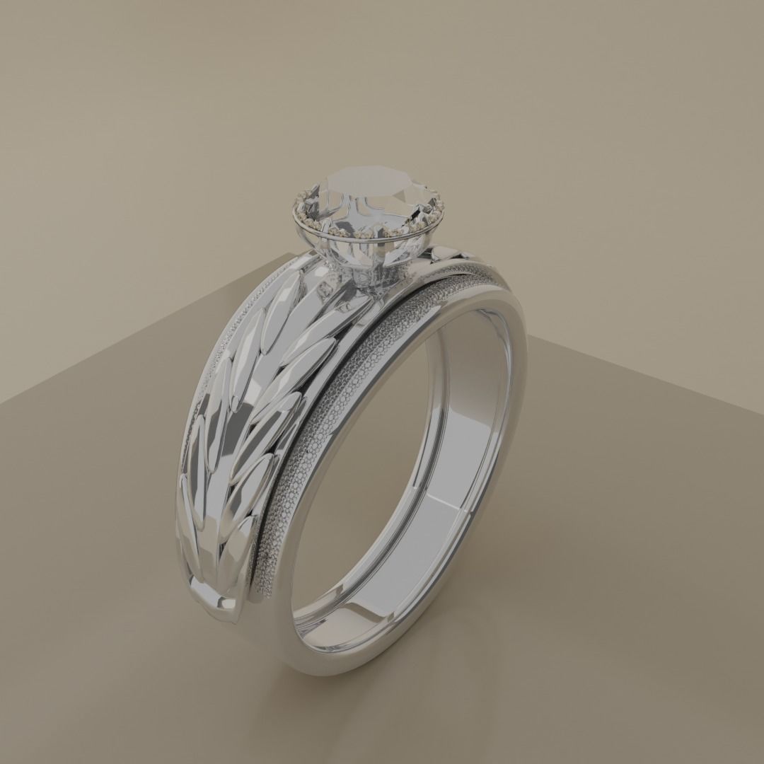 diamond ring in blender 3d model 3D model | CGTrader